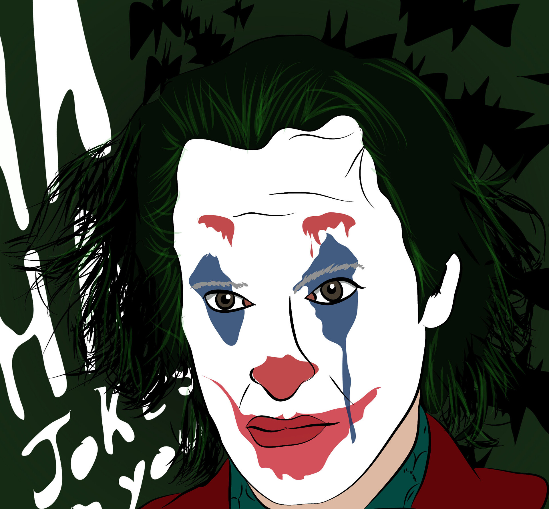 joker vector drawing
