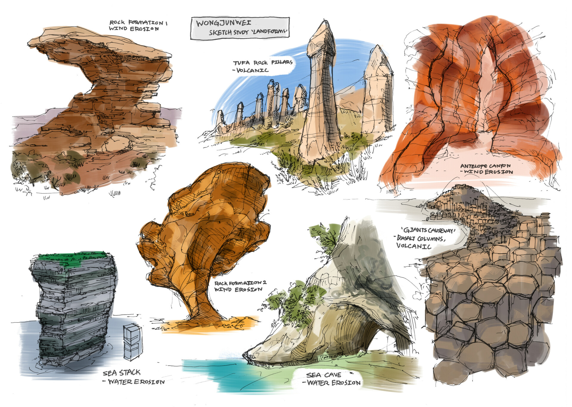 Wong Jun Wei - SketchStudies - Natural