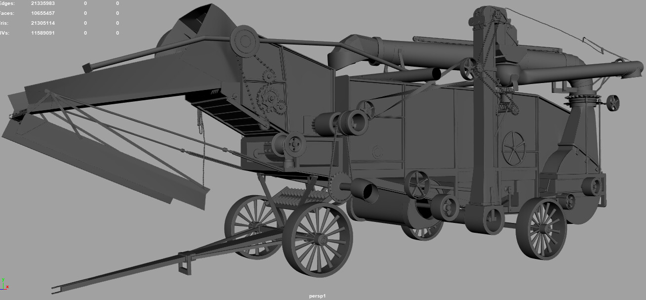 ArtStation - Threshing Machine