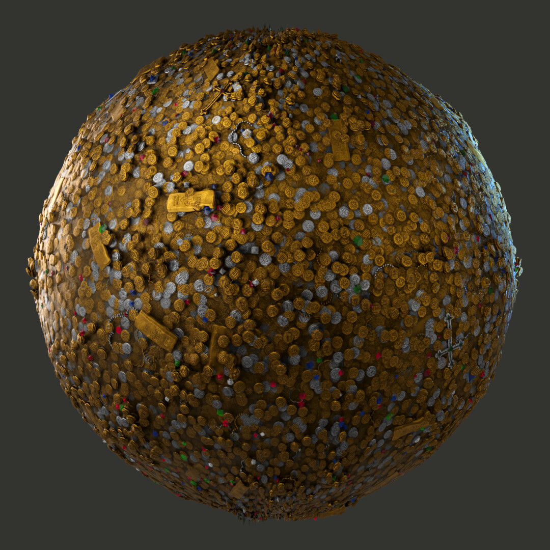 ArtStation - Procedural treasure material