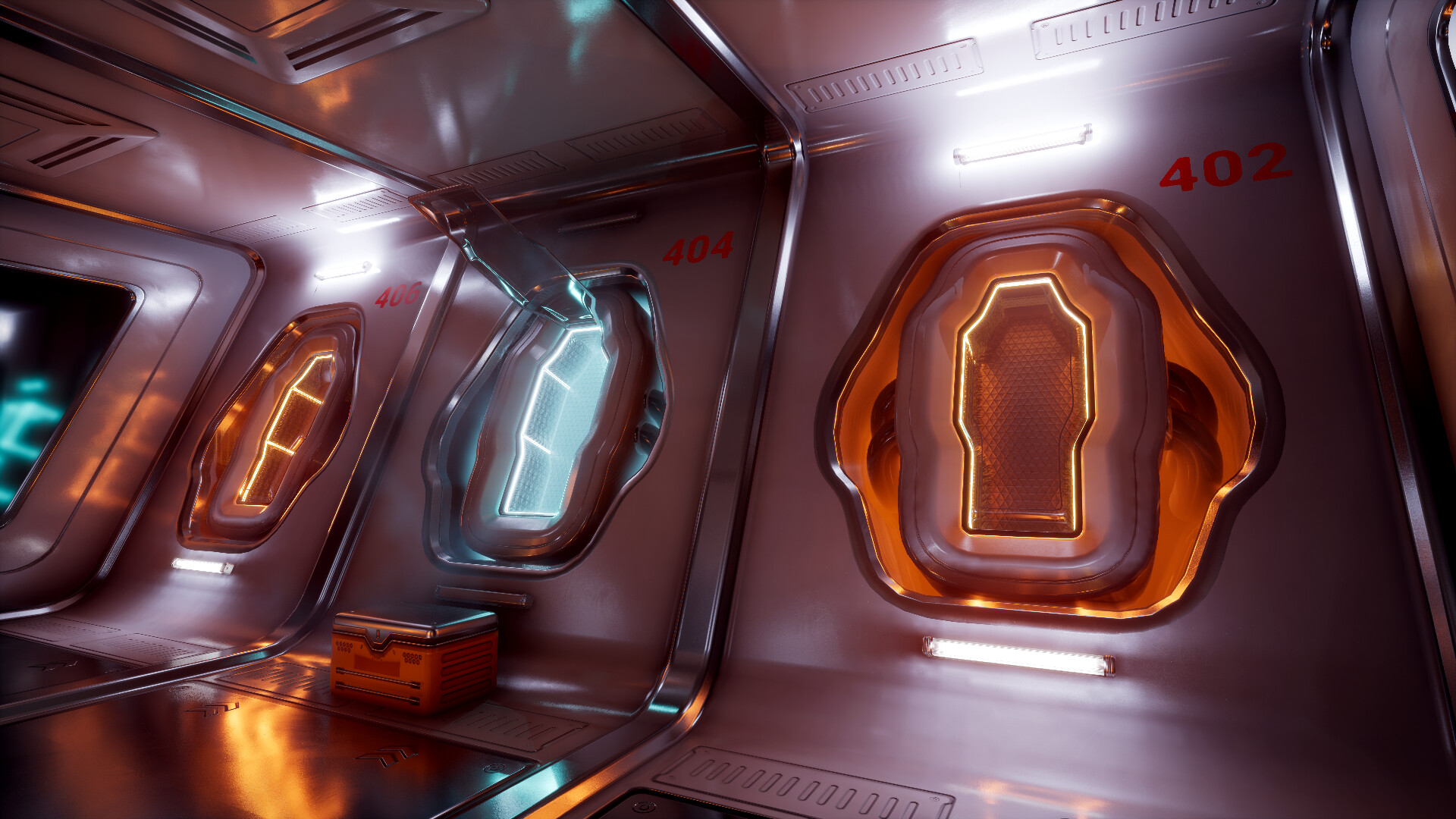 ArtStation - Cryo Pods Hall