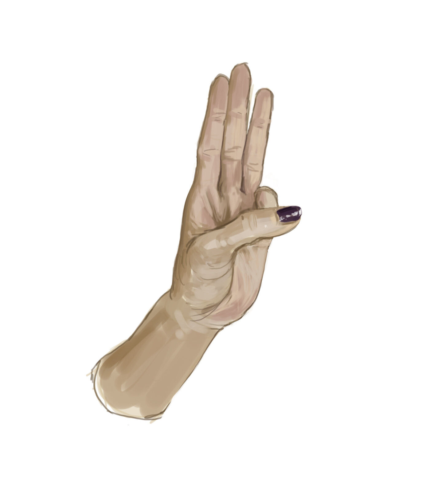 Boris Yoffe - The Portrait of Hand