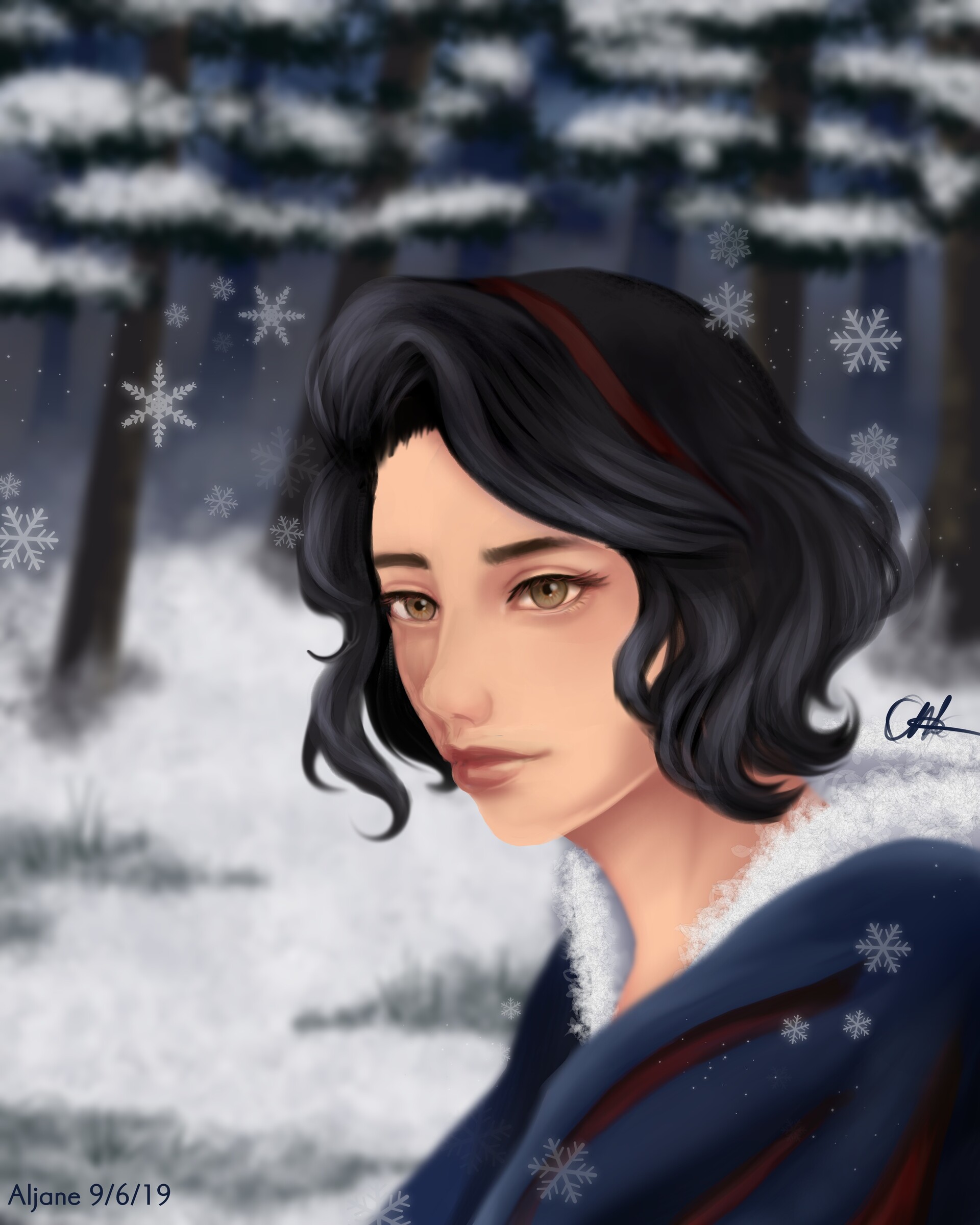ArtStation - Snow white