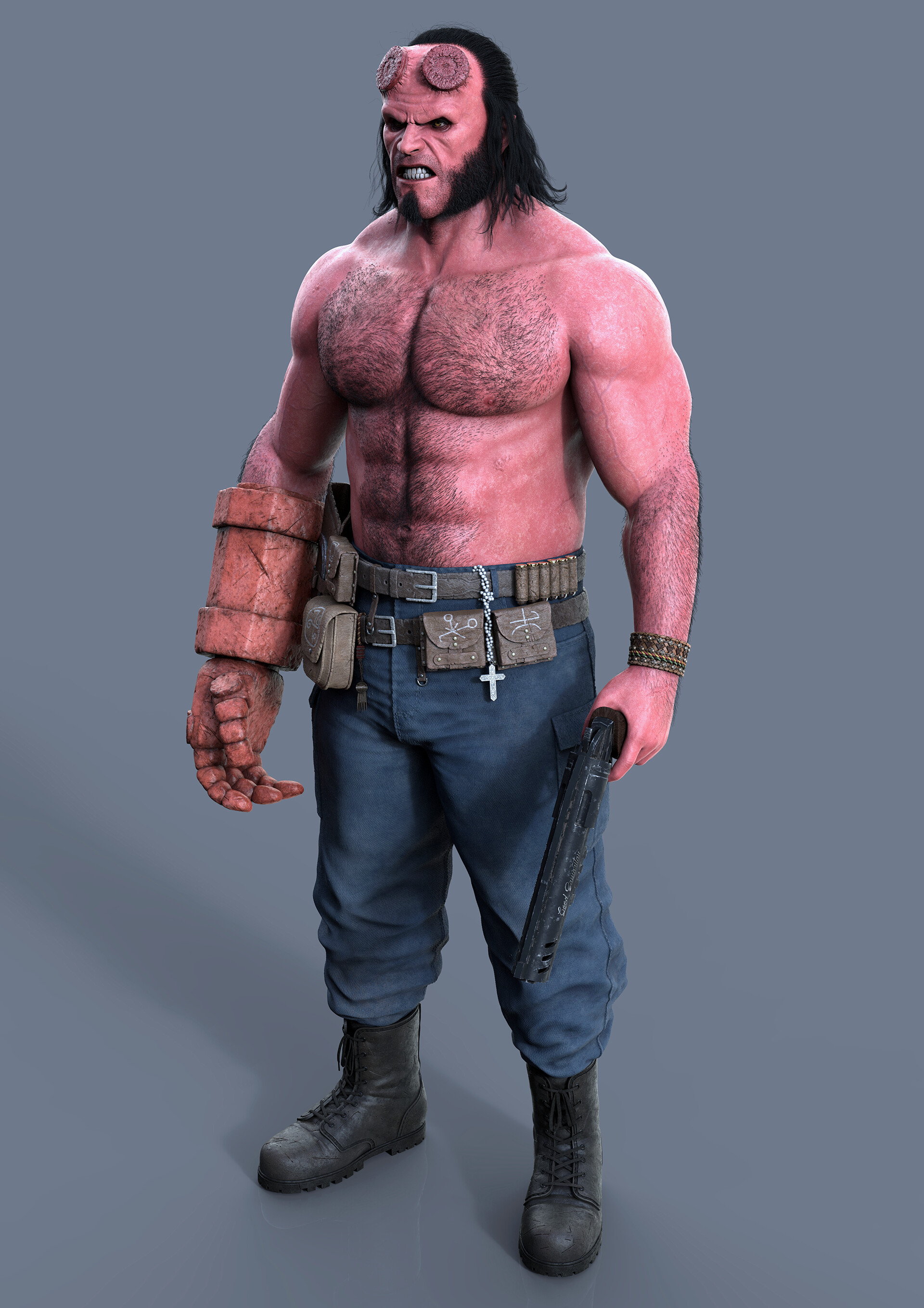 hellboy artstation