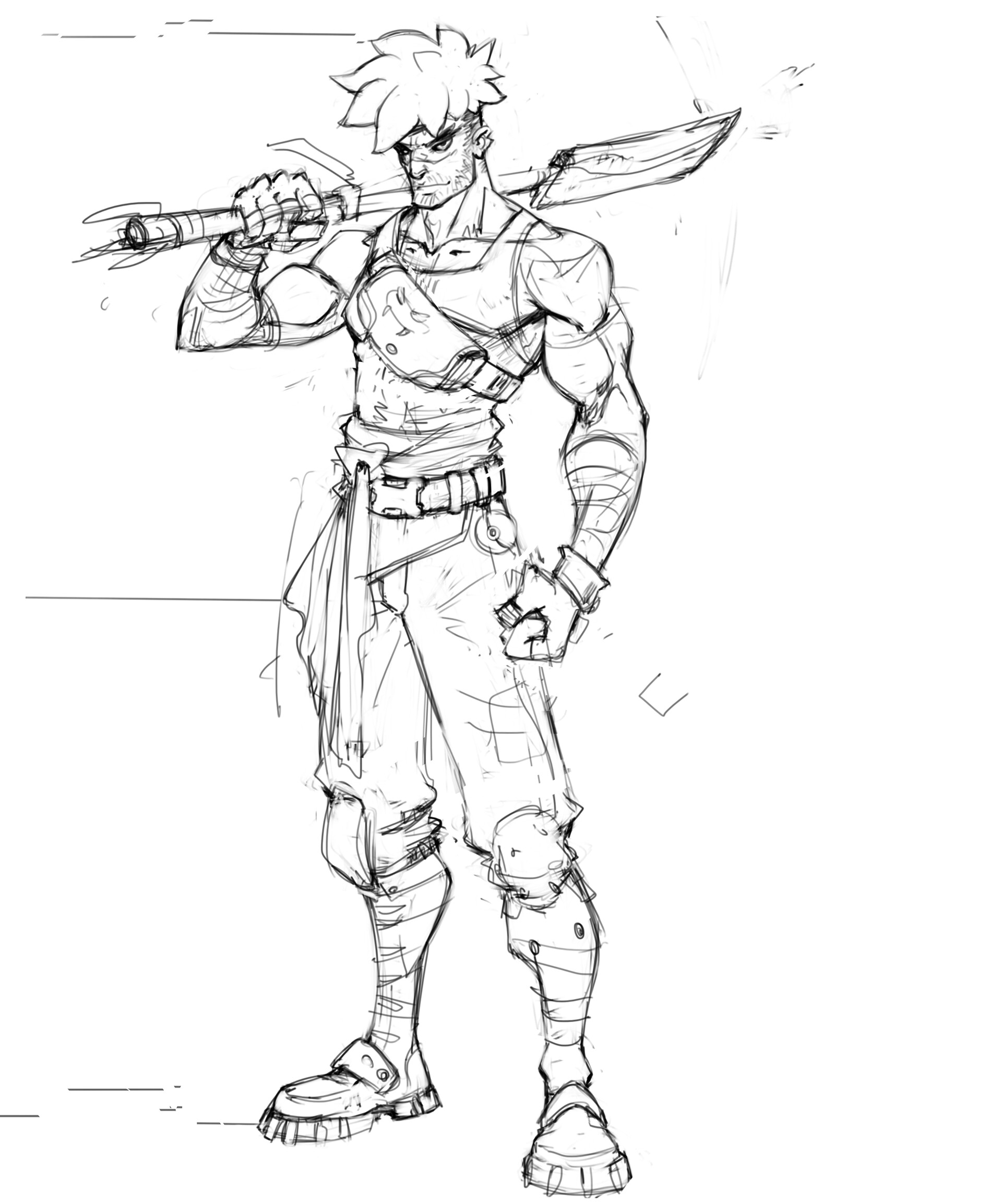 ArtStation - sketch character design