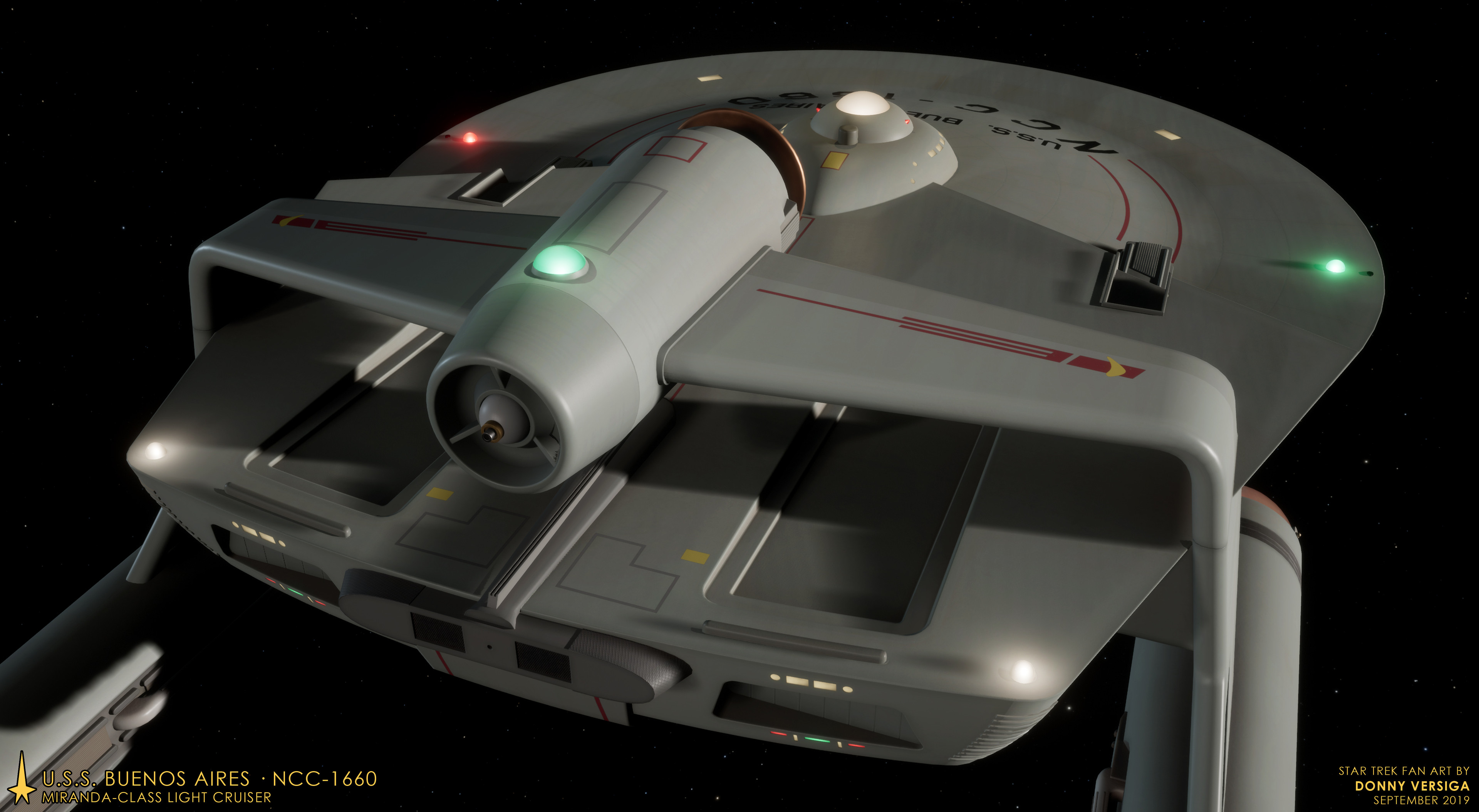 Donny Versiga - U.S.S. Buenos Aires NCC-1660 -- Miranda Class Light Cruiser