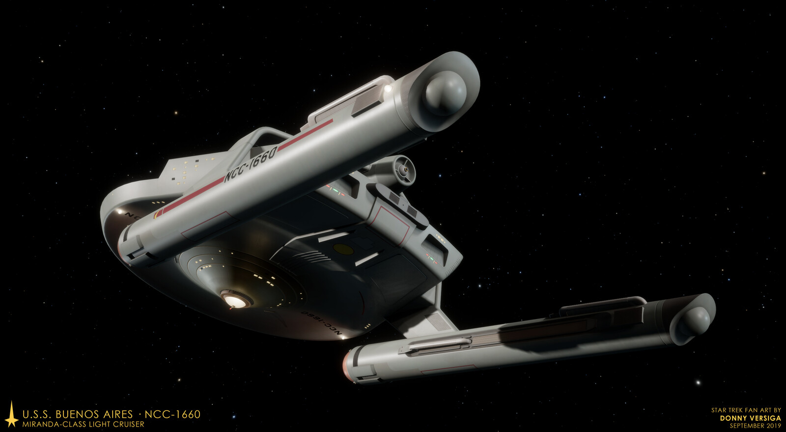 Donny Versiga - U.S.S. Buenos Aires NCC-1660 -- Miranda Class Light Cruiser