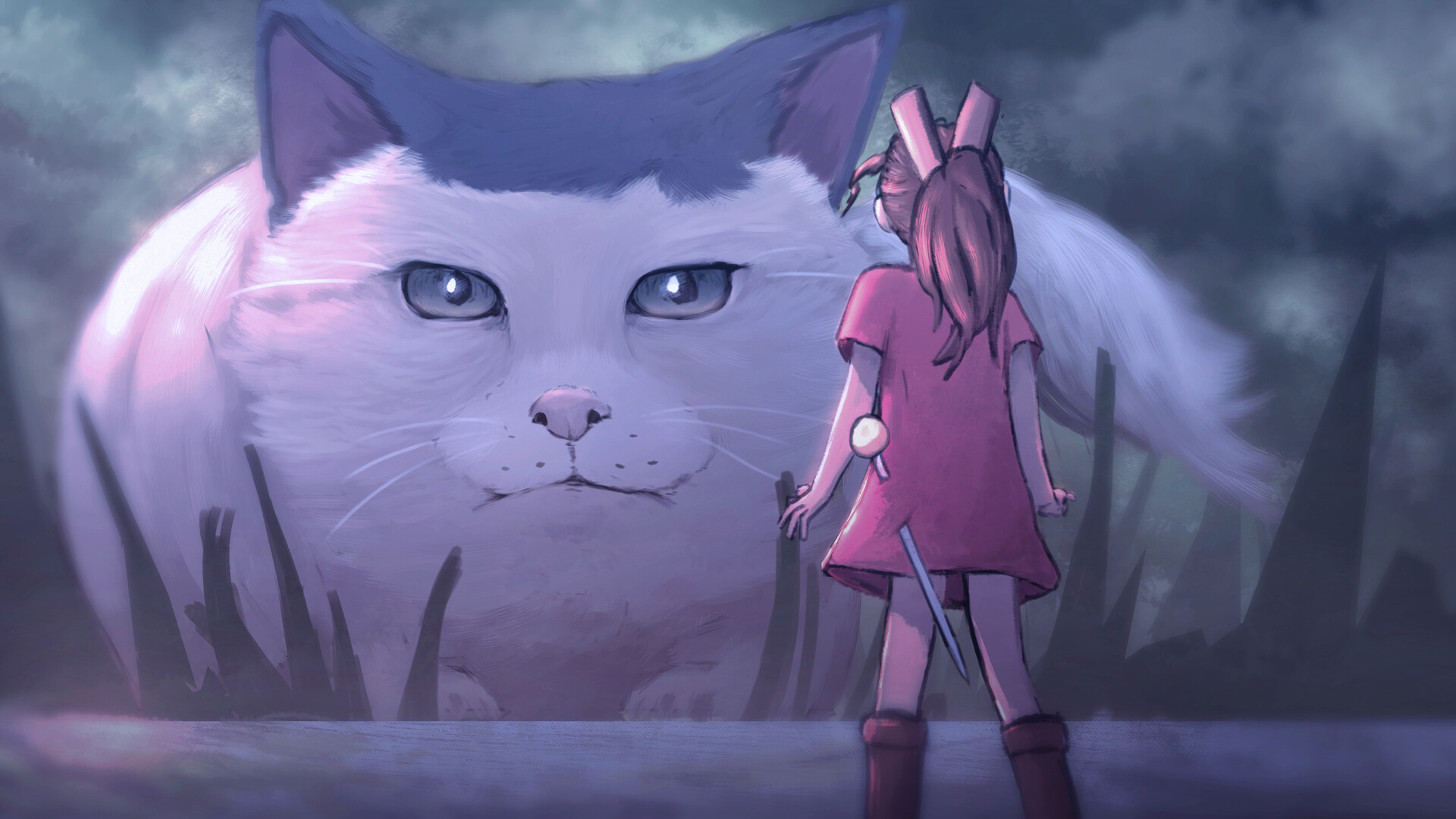 ArtStation - Arrietty and The Cat