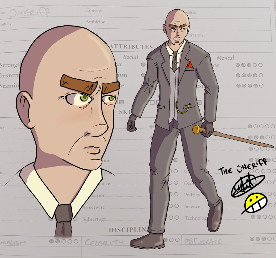 ArtStation - VtM The Sheriff