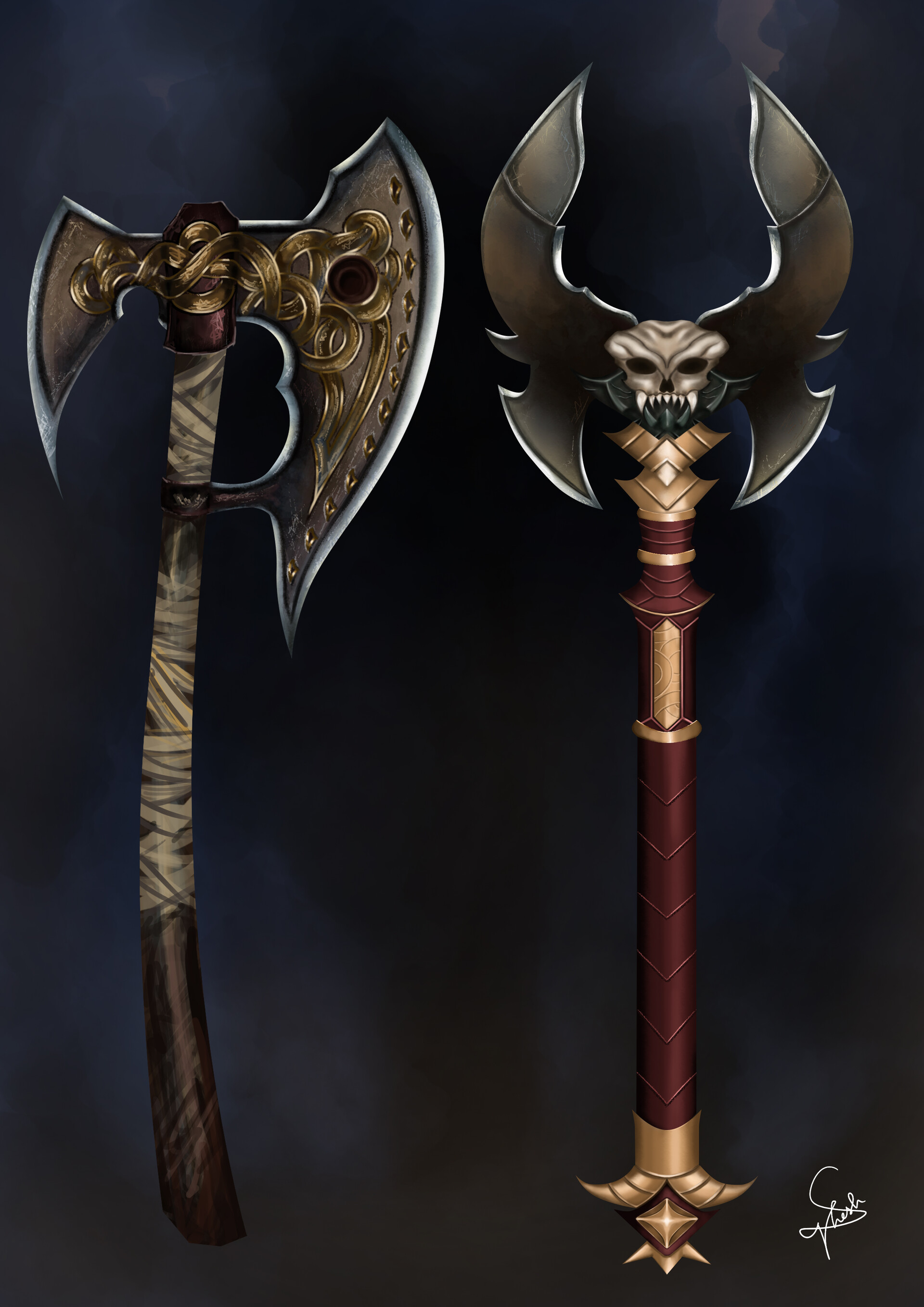 ArtStation - weapon design