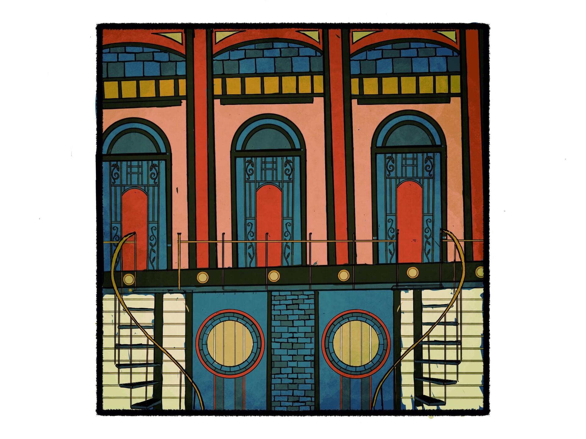 ben moss - Colour palette study