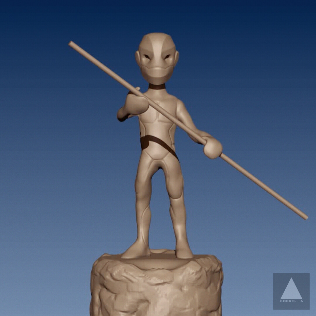ArtStation - Action Figure / Game Character Sketch
