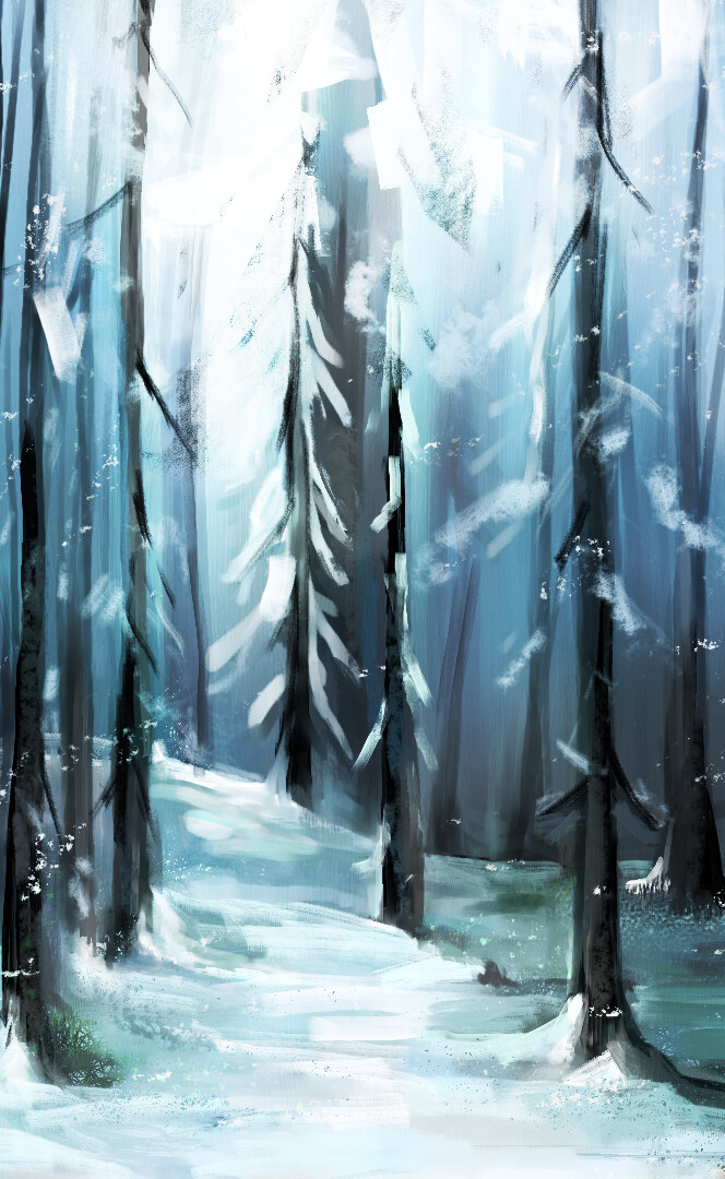 ArtStation - Snow Forest