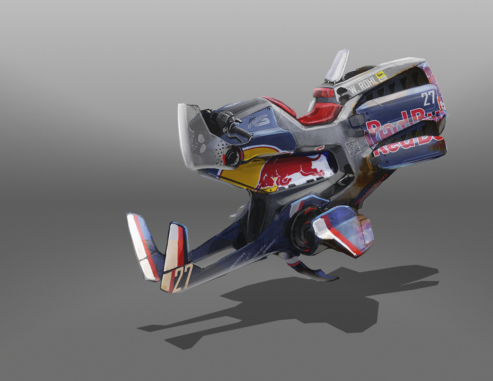 ArtStation - JET MOTO Redesign personal project
