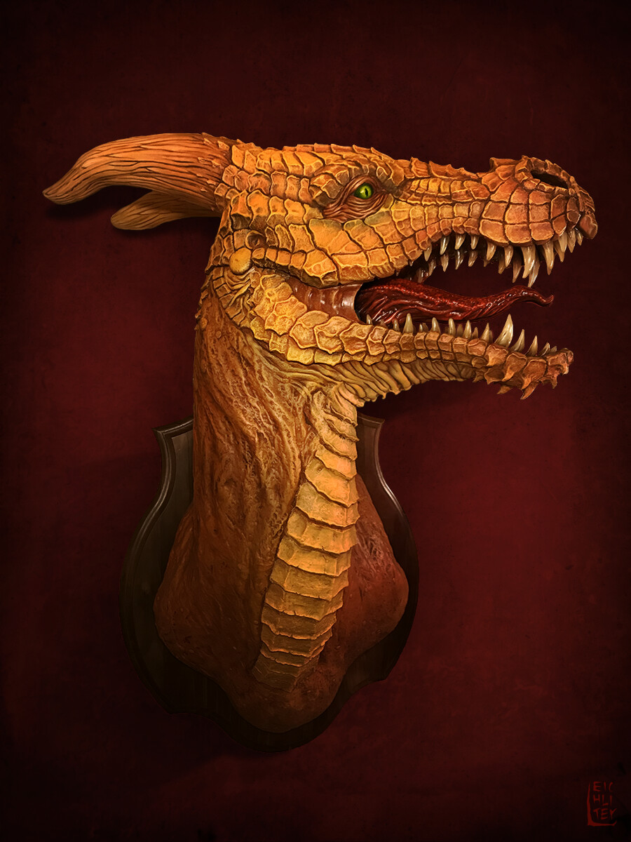 ArtStation - Fire Wyrm - Cinders and Ash