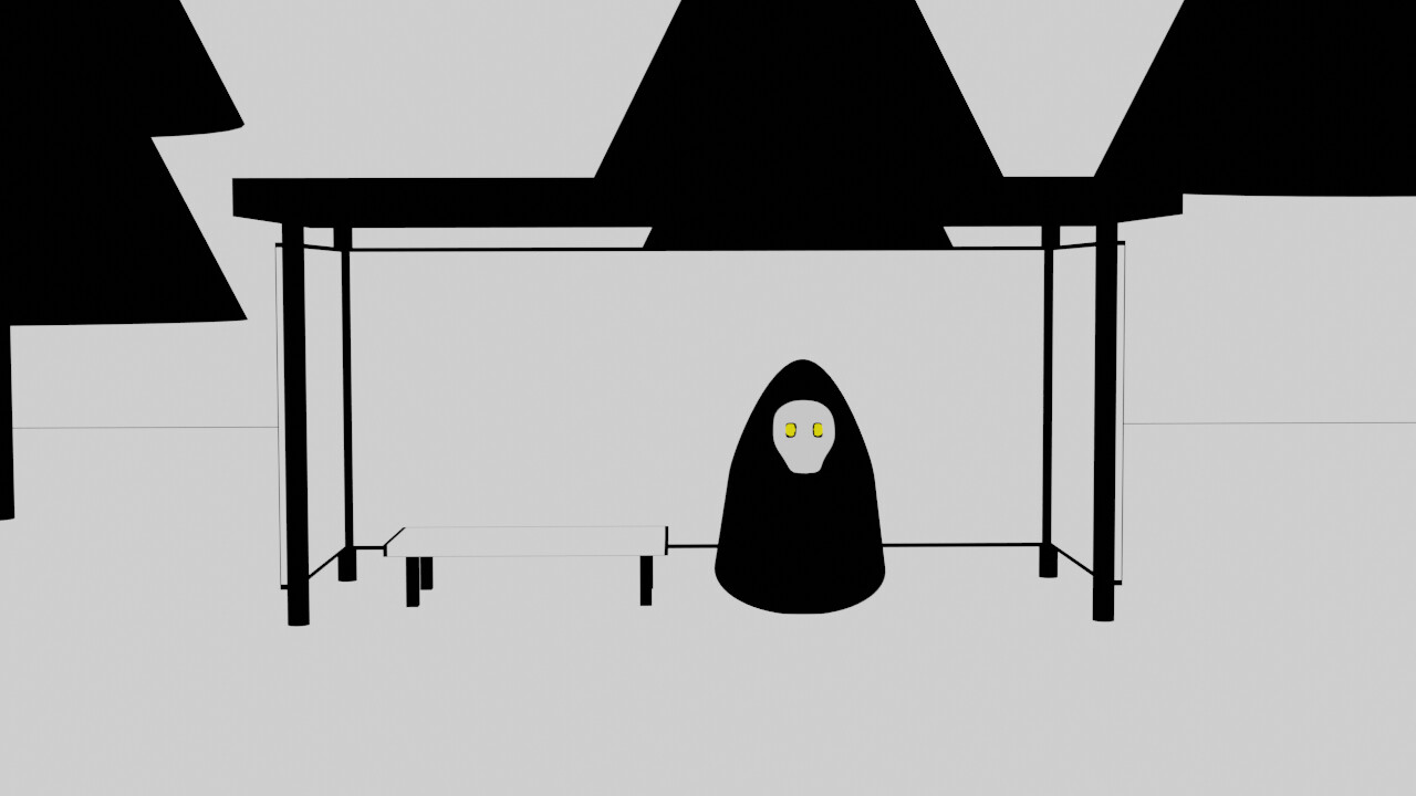 ArtStation - Alone Ghost 3D lowpoly model