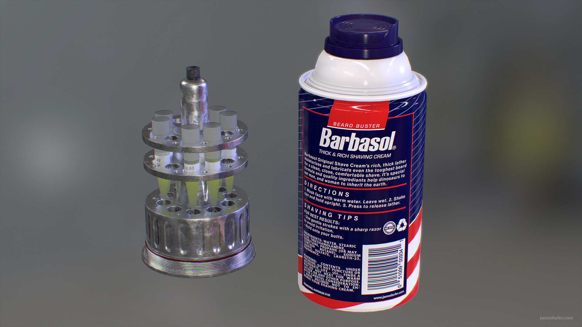 Shaving Cream Can Jurassic Park