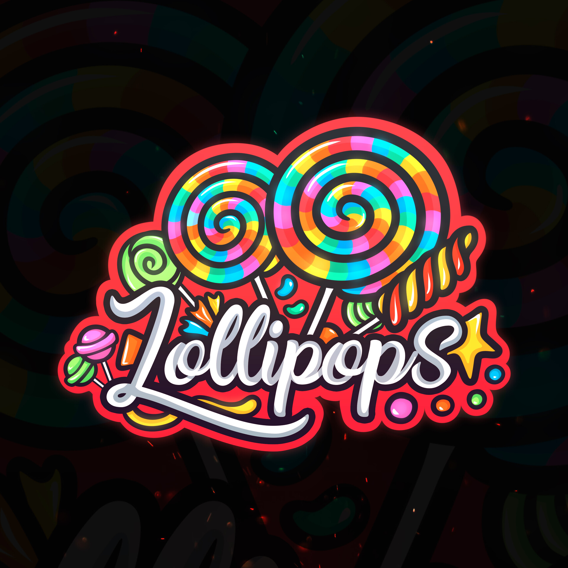 ArtStation - Sweet lollipops esports logo