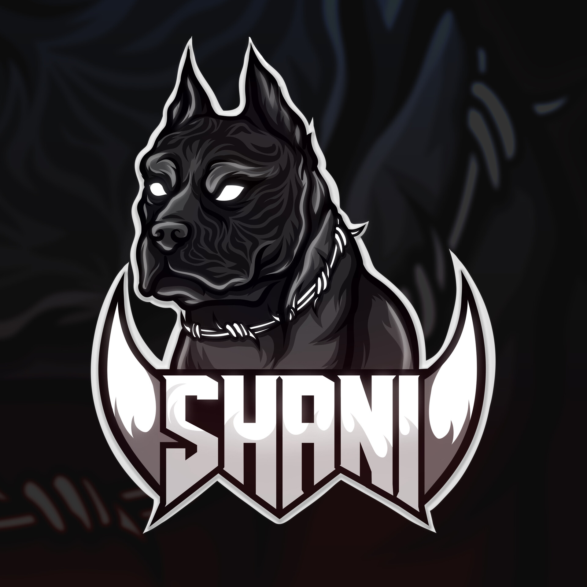 ArtStation - Dog esports logo