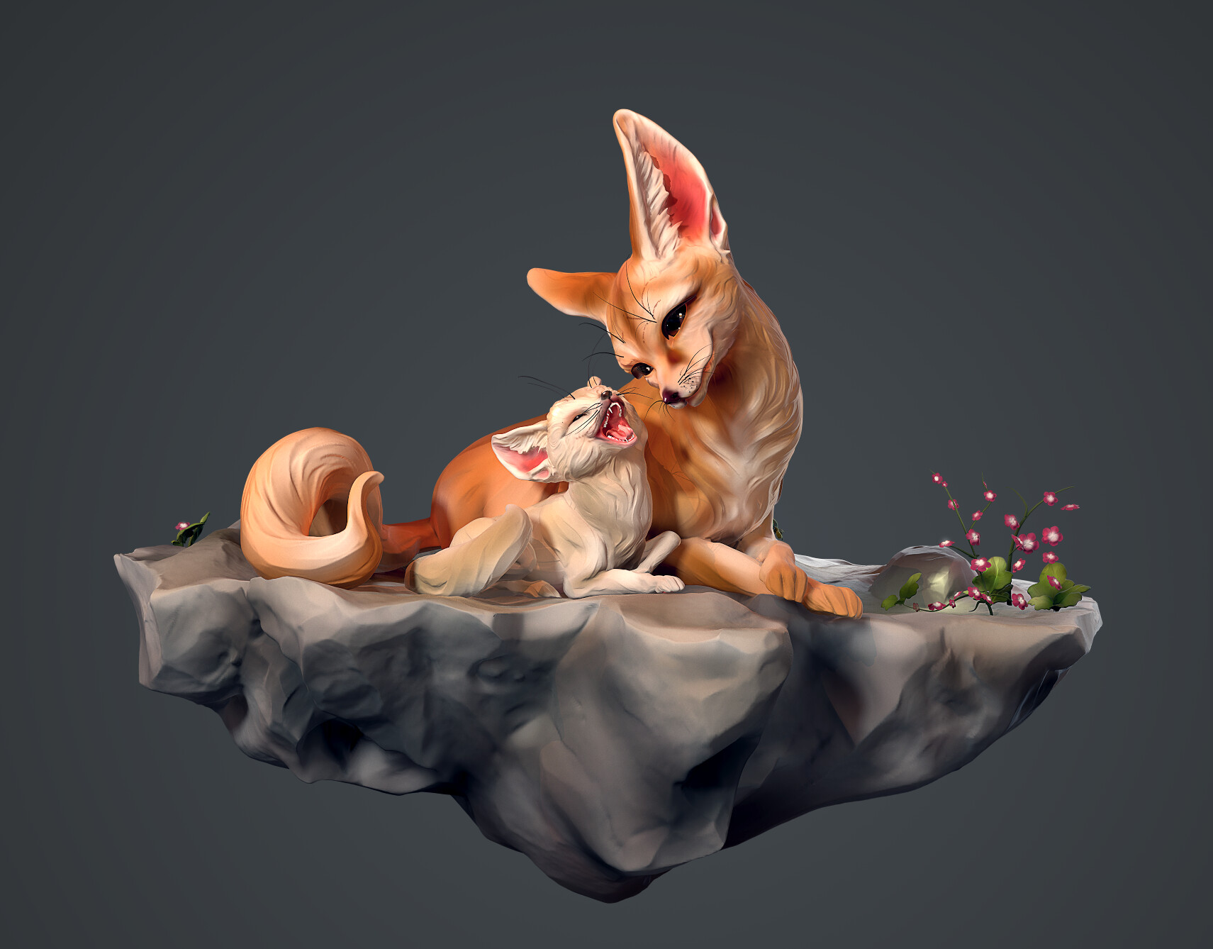 ArtStation - Fennec Family