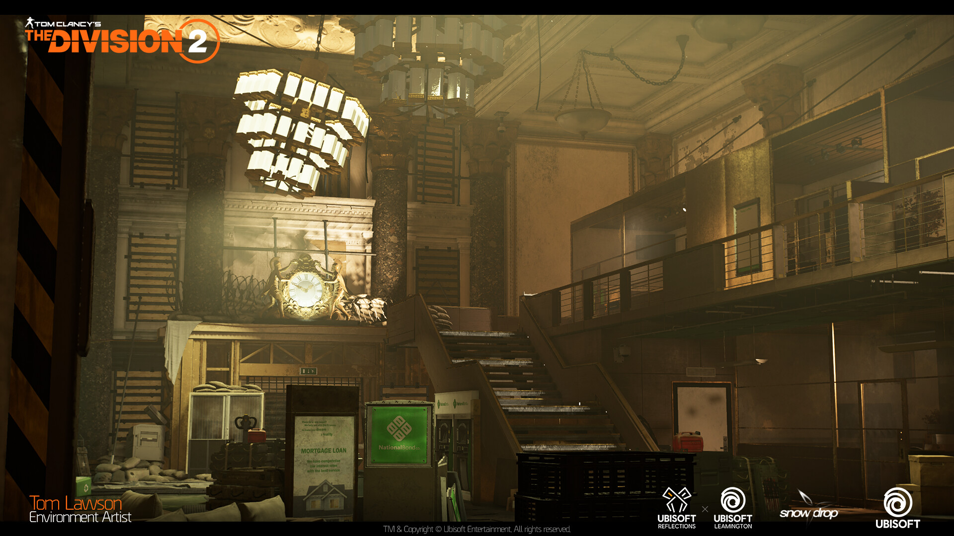 Tom Lawson - National Bond Bank Lobby- Tom Clancy's: The Division 2
