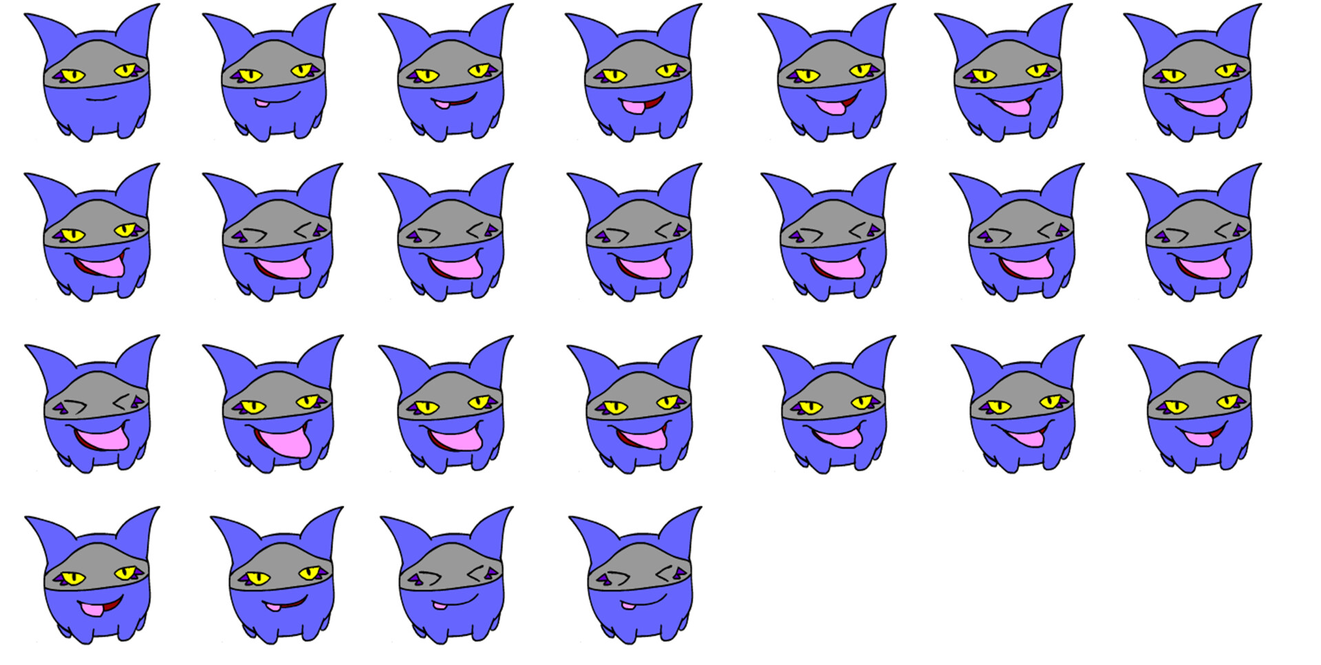 Nisha Sall - Unslyths of The Dead - Sprite Sheets