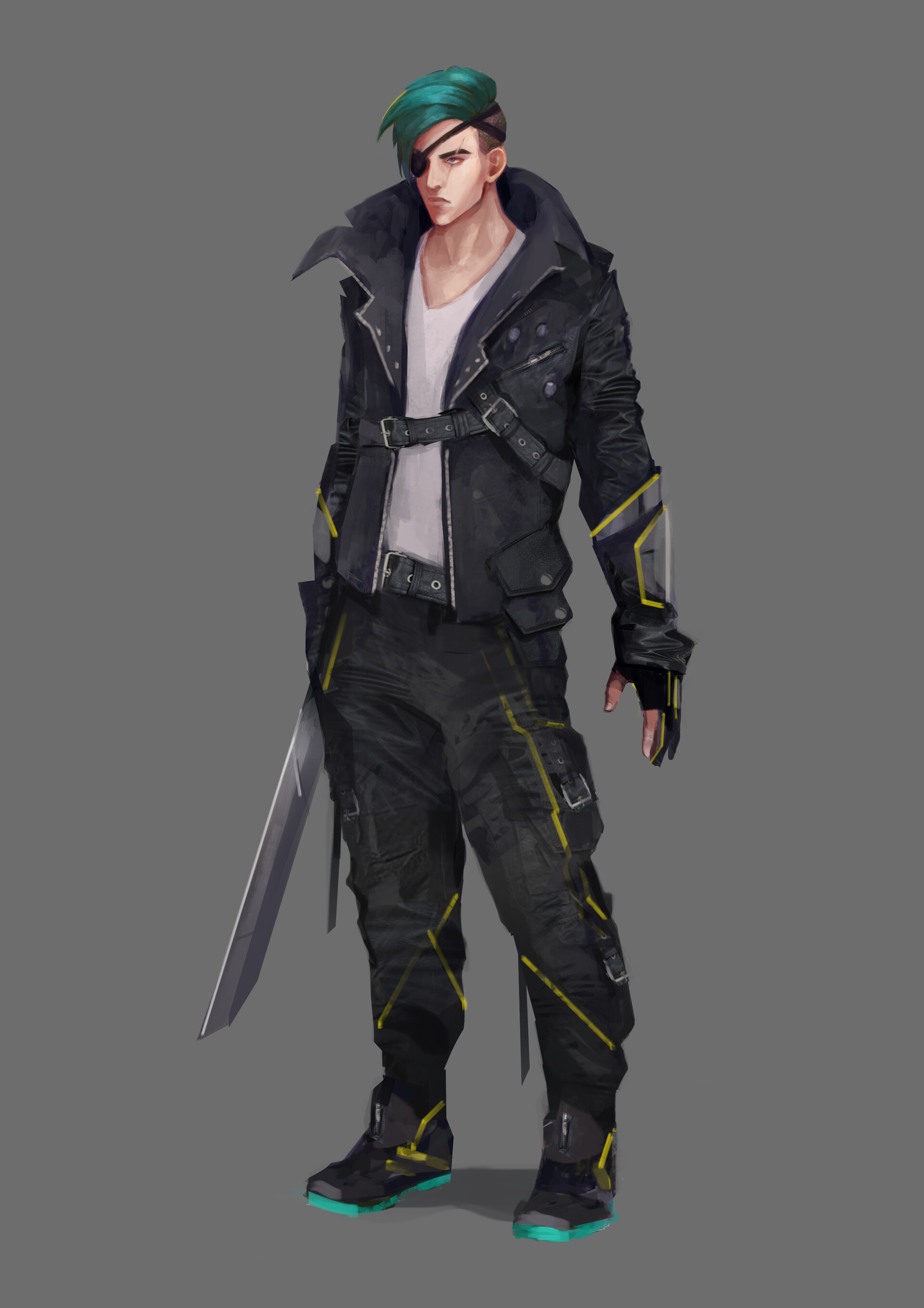 ArtStation - Cyberpunk Character Concept