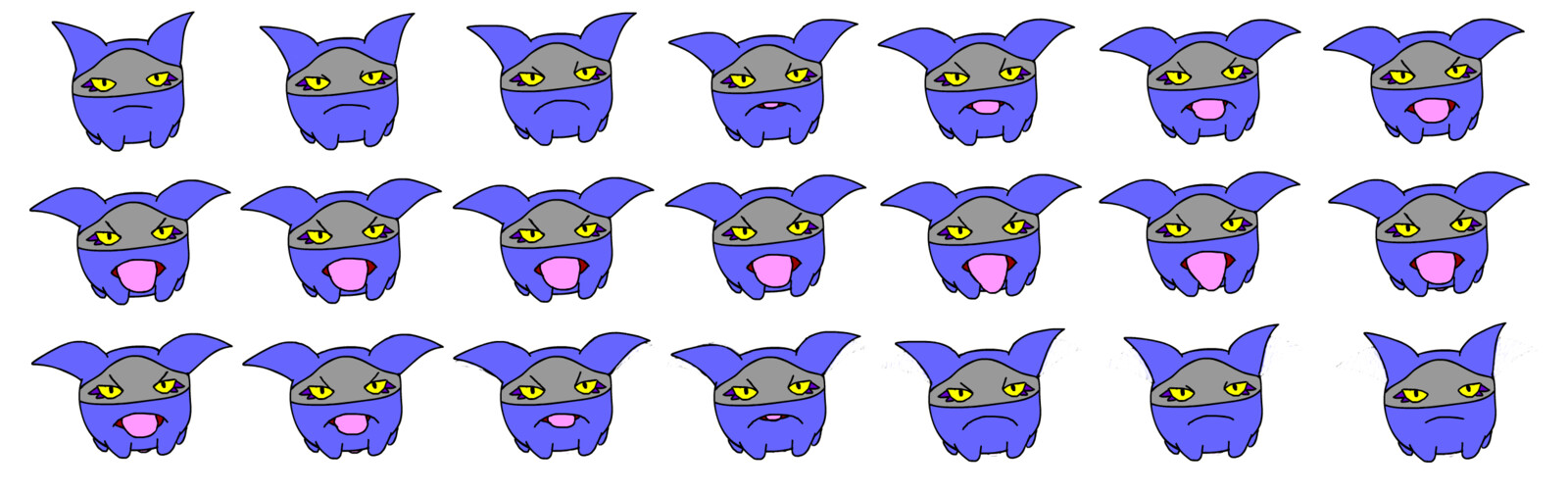 Nisha Sall - Unslyths of The Dead - Sprite Sheets