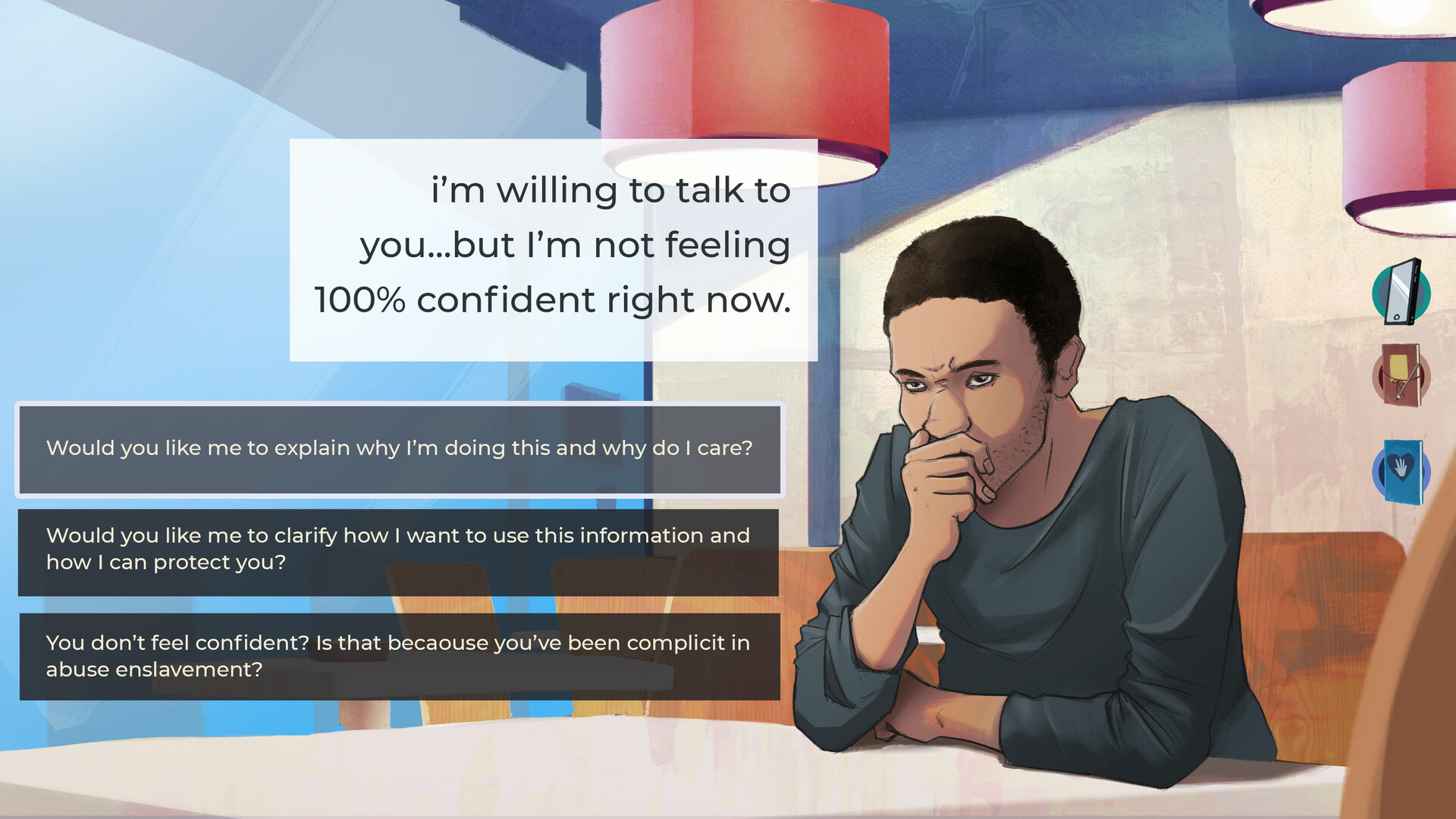 ArtStation - Game dialogue mockup