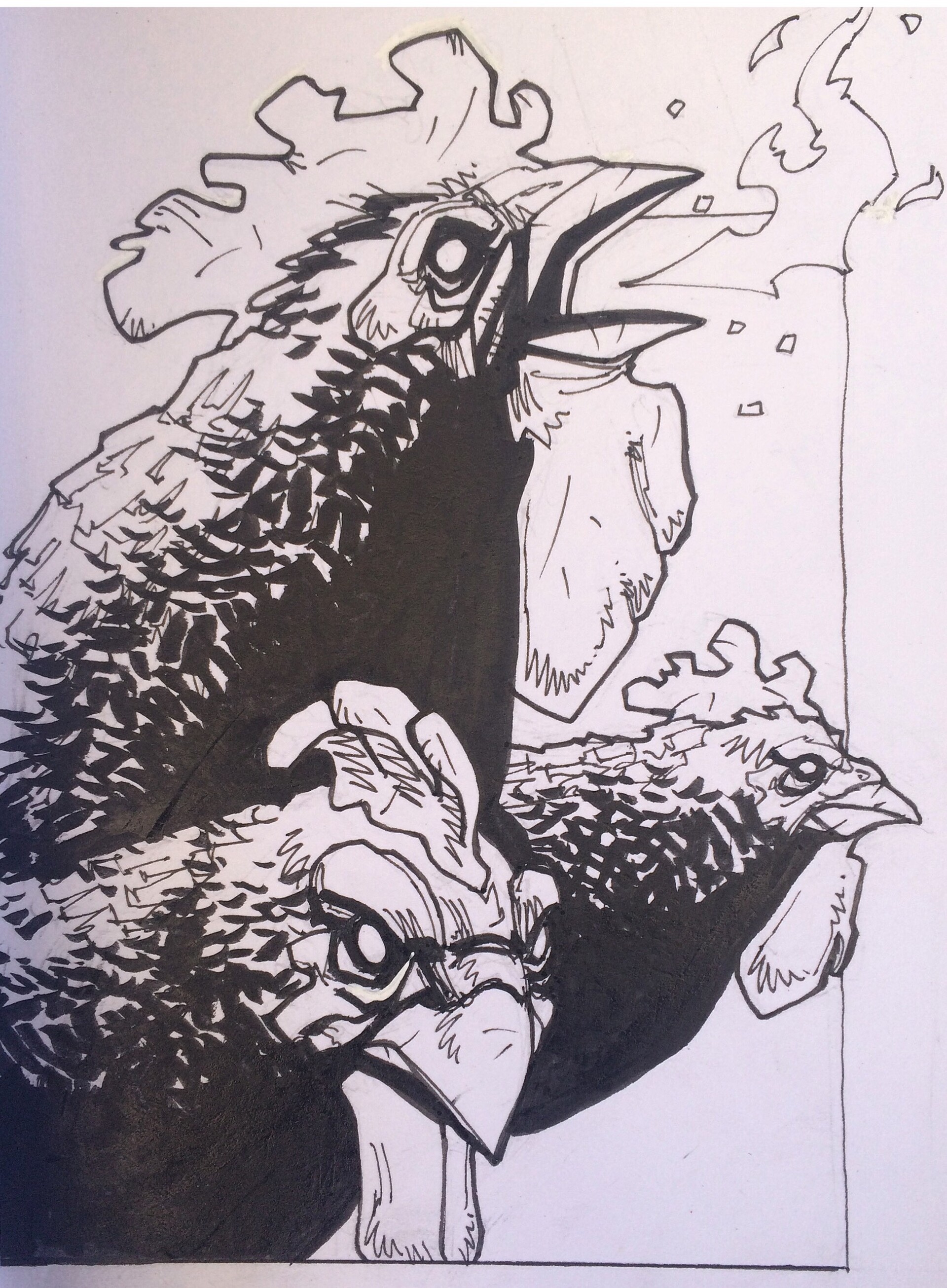 Julian Perez - Three-Headed Fire-Breathing Chicken!