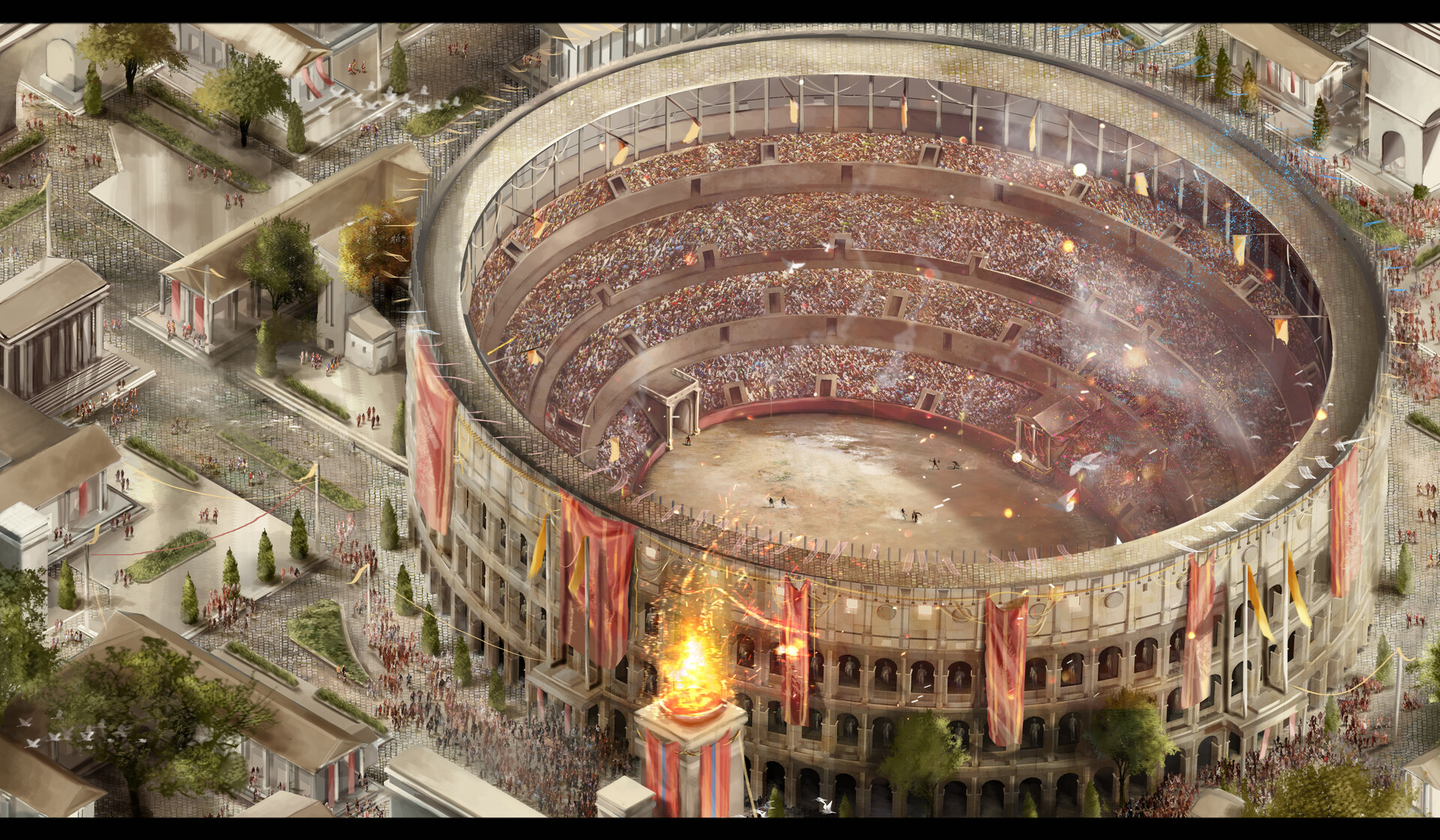 ArtStation - Rome amphitheater