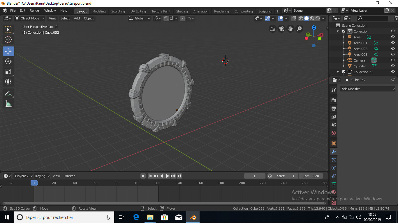 Rami Dridi - Stargate (Low Poly)