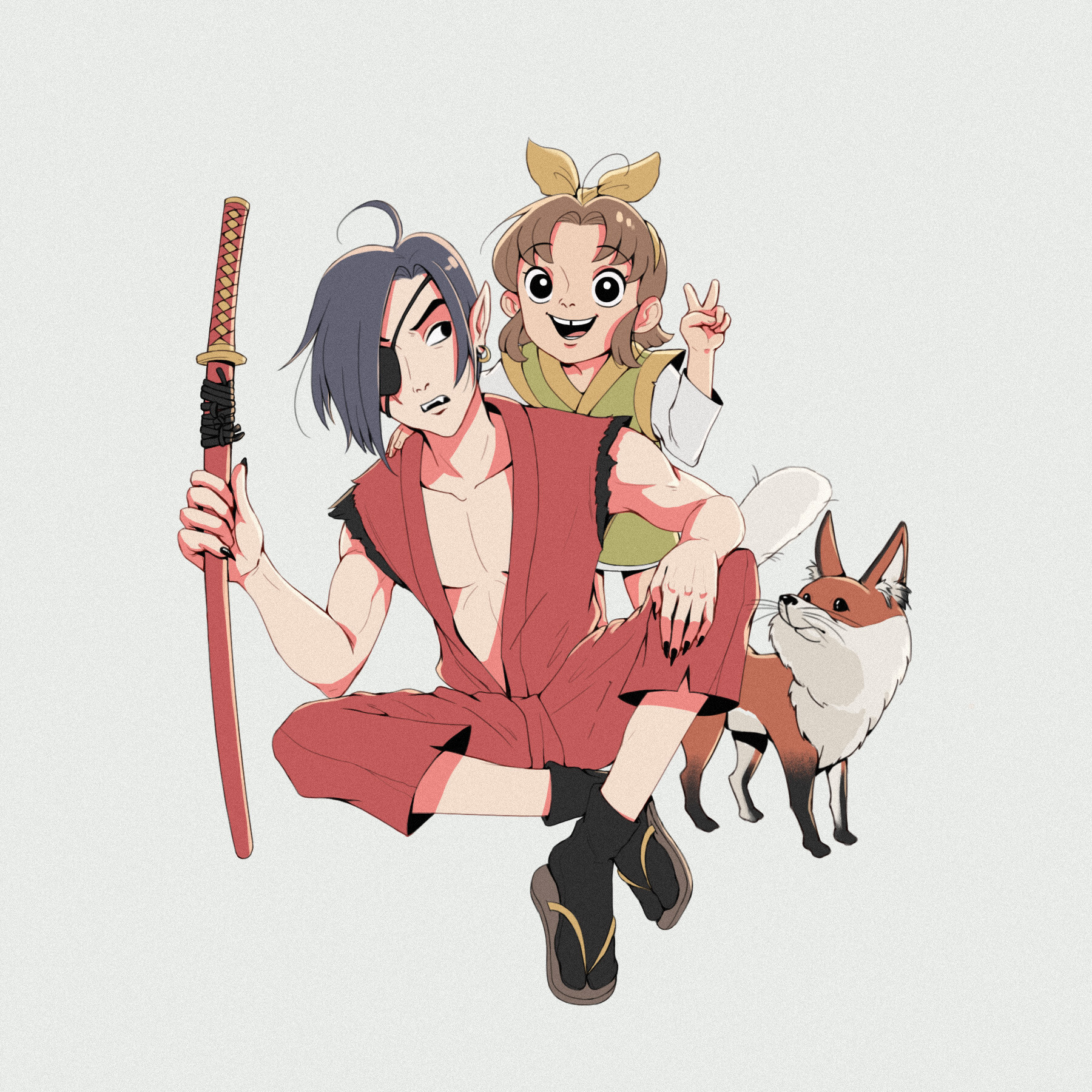 ArtStation - Saru and Yuuki