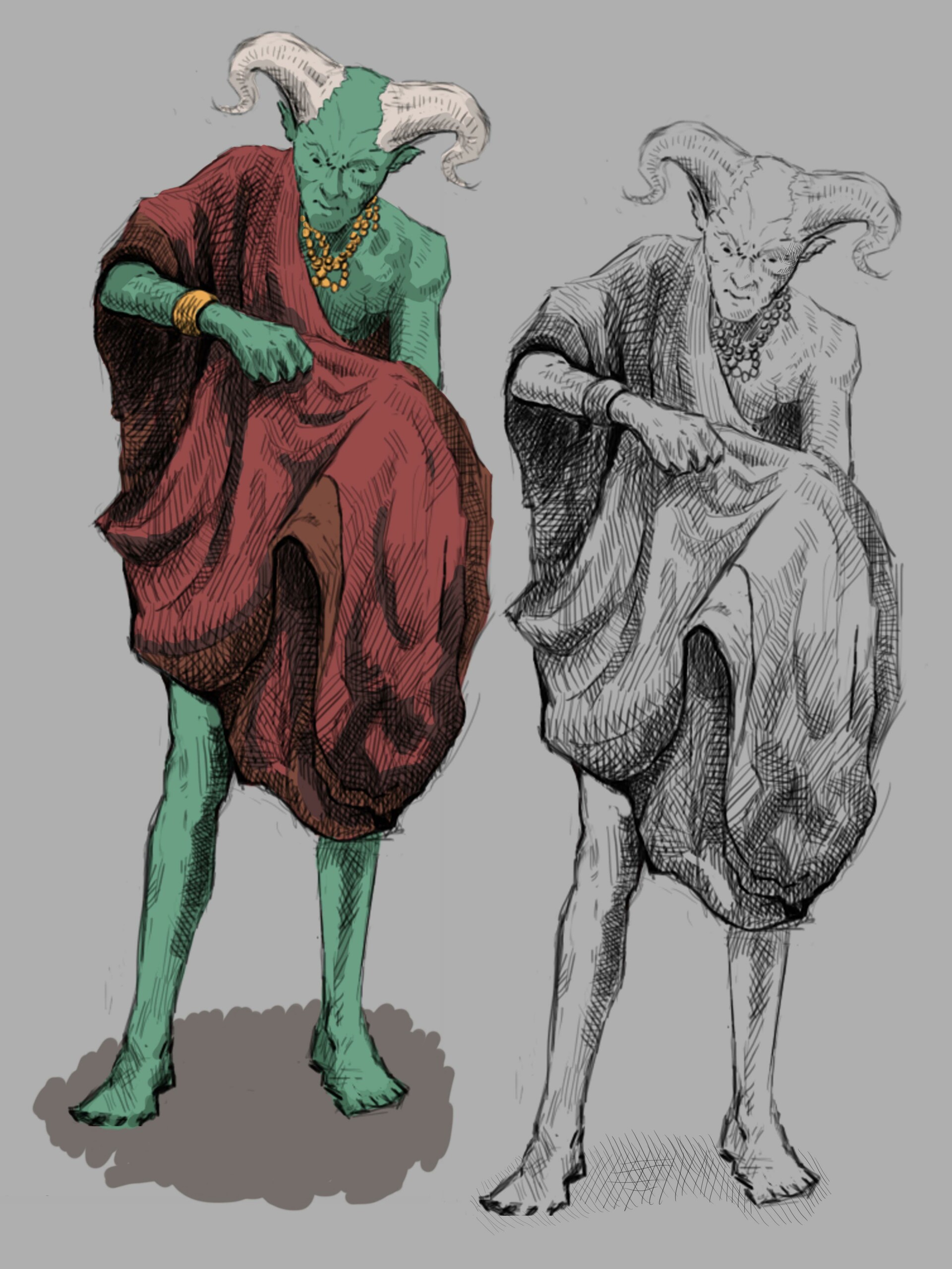 ArtStation - The Demon merchant of Os"ik