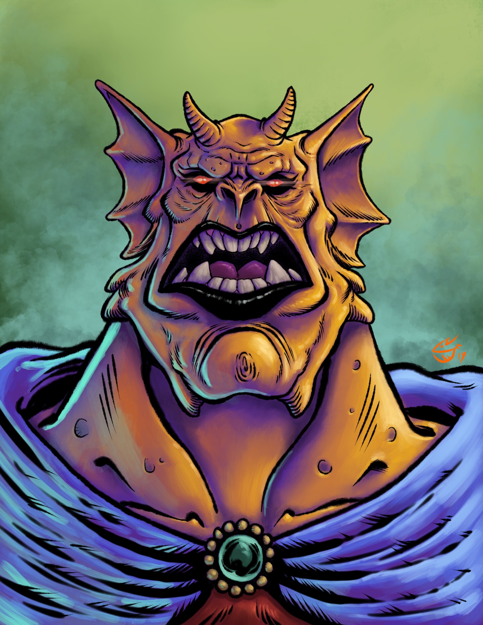 ArtStation - Etrigan the demon