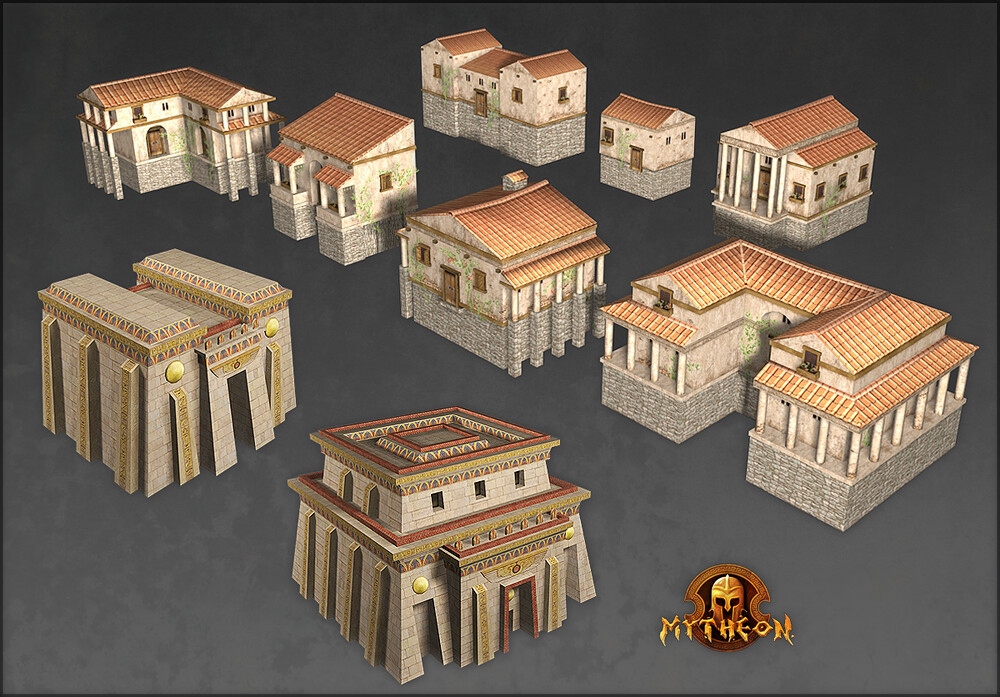 ArtStation - Modular Buildings - Mytheon