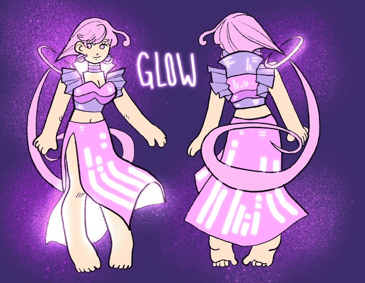 ArtStation - GLOW Character design