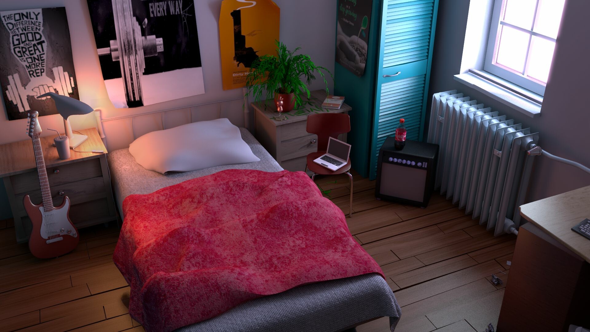 ArtStation - Bedroom Lighting