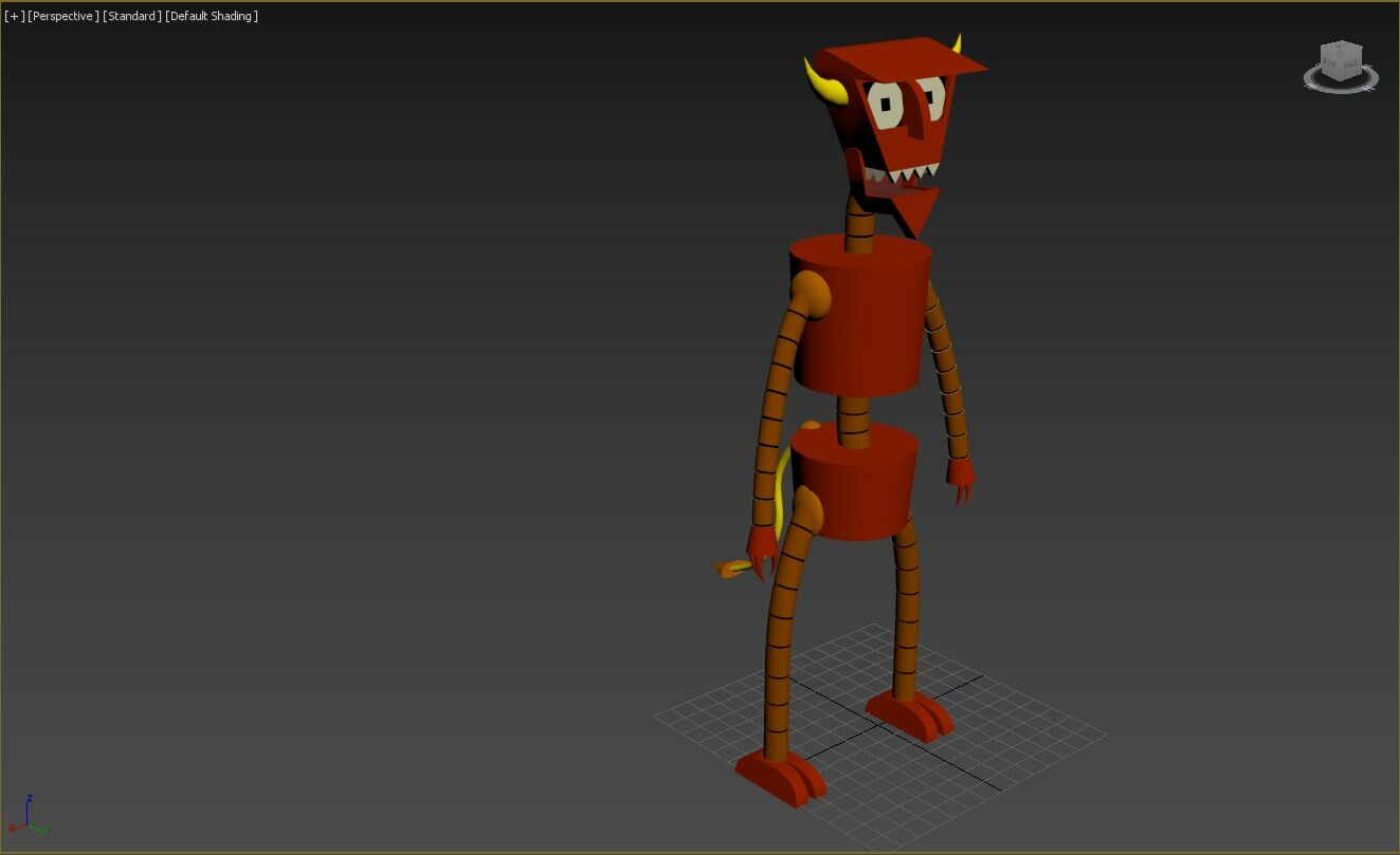 ArtStation - Futurama - Devil Robot 3d Model