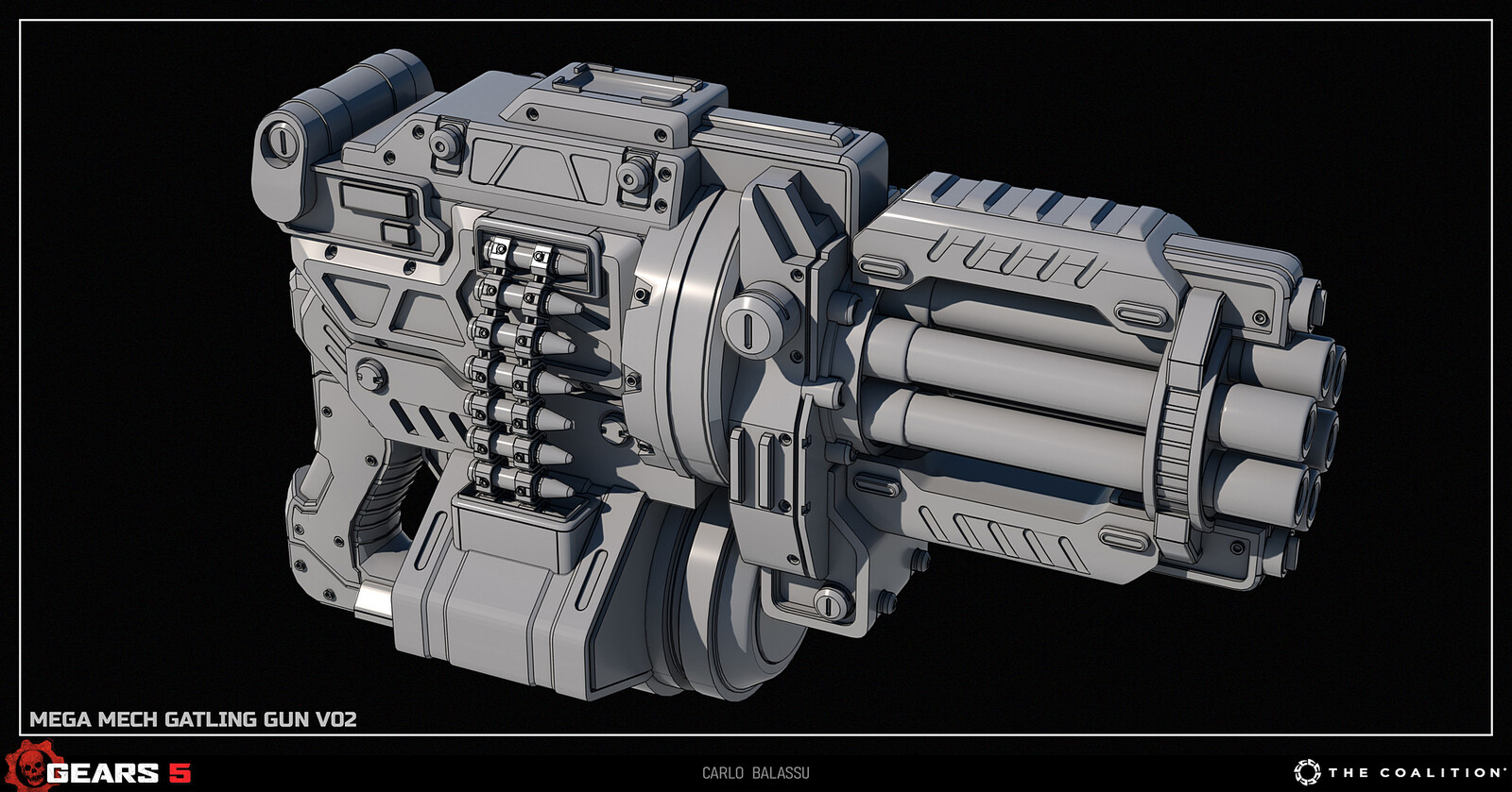 Carlo Balassu - Mega Mech Gatling Gun