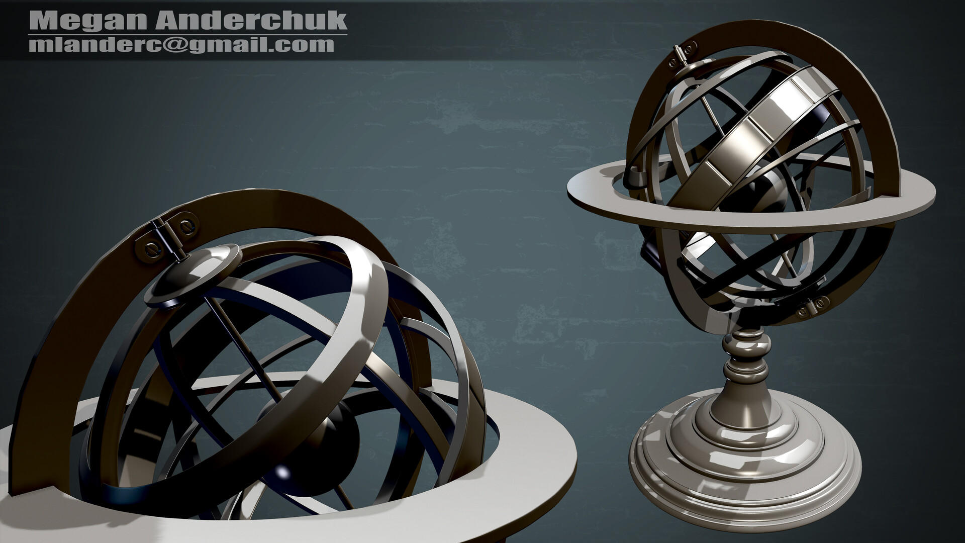 Megan Anderchuk - Armillary Sphere Project Breakdown
