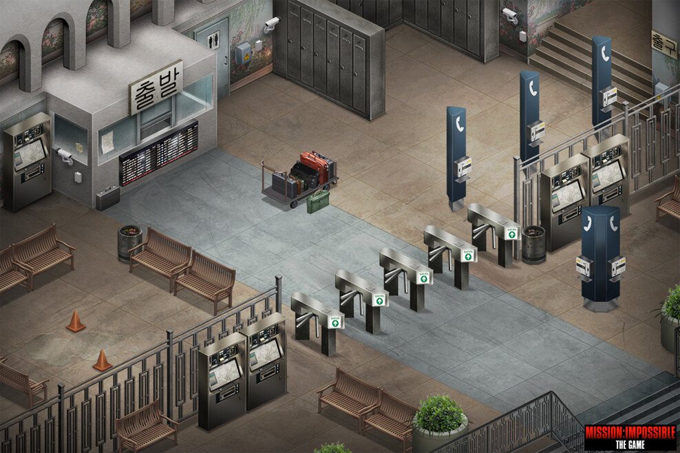 ArtStation - Level painting for 'Mission Impossible: The Game'