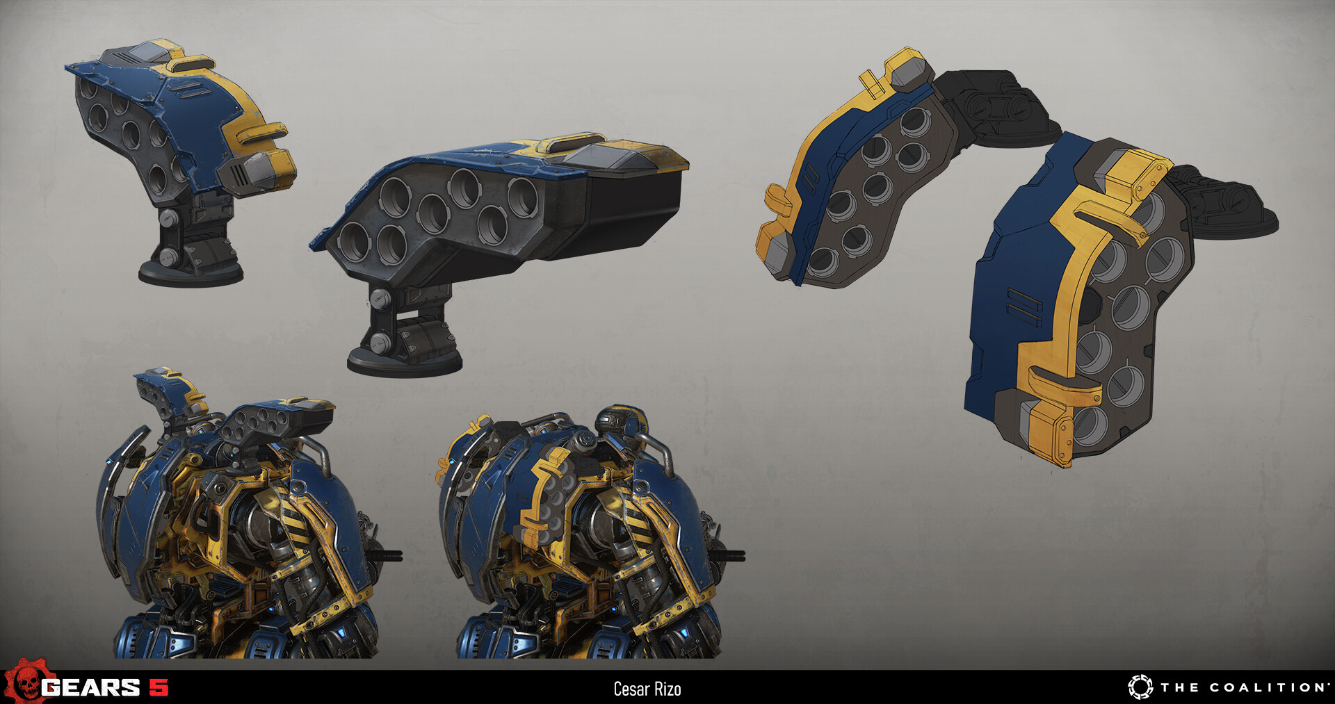 Cesar Rizo - Gears 5 - Mech Rocket Launcher