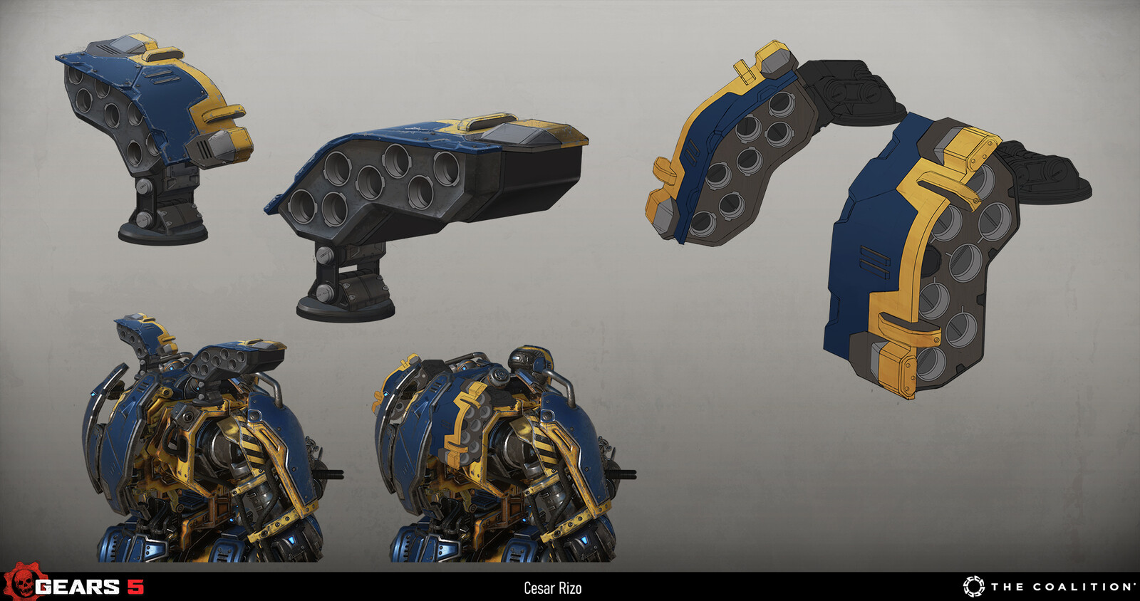 Cesar Rizo - Gears 5 - Mech Rocket Launcher
