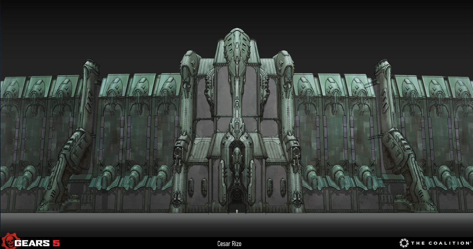 Cesar Rizo - Gears 5 - Ephyra Wall