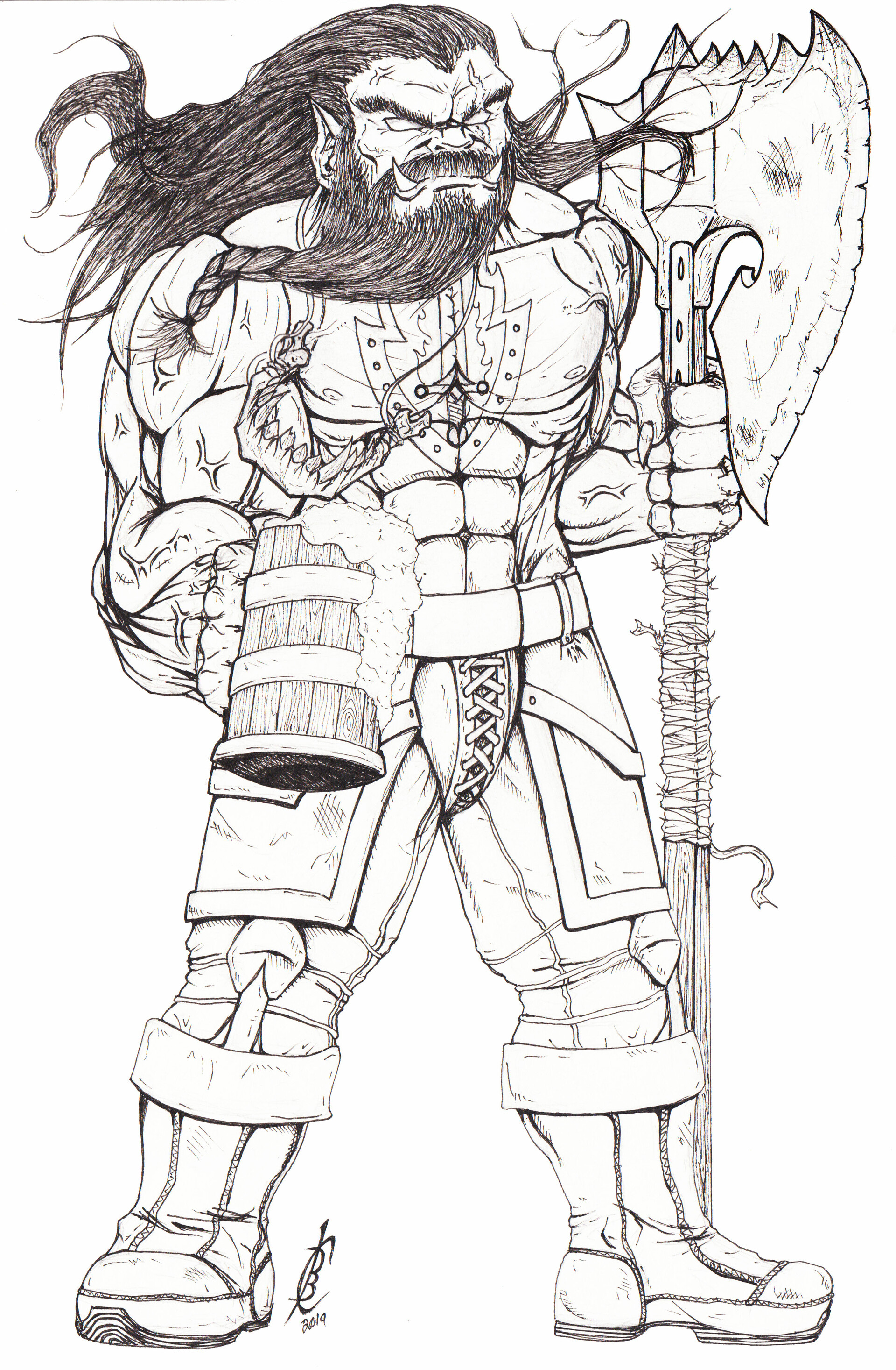 ArtStation - Orc Commission