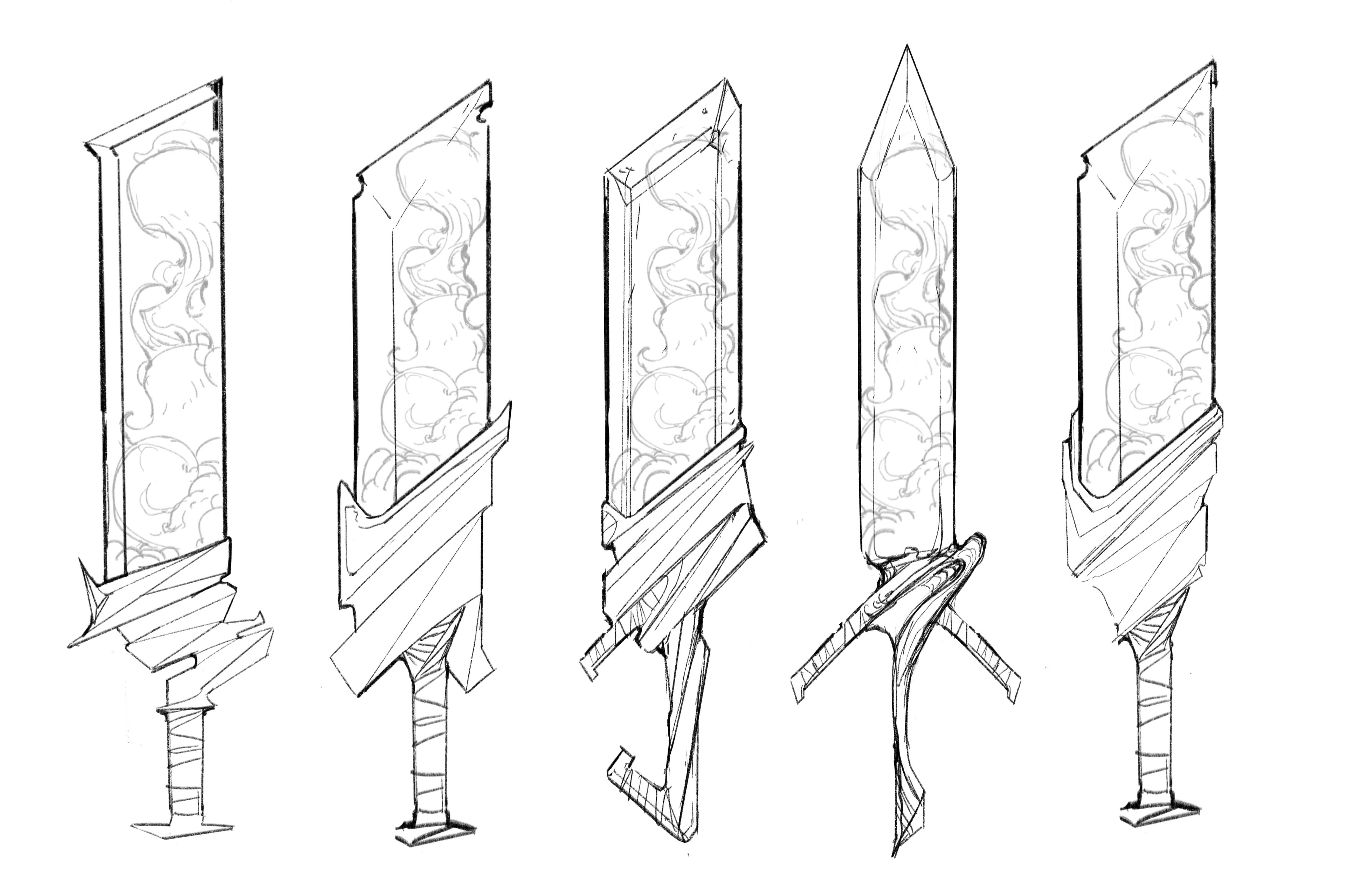 Edison Moody Concept Art - Poison Sword