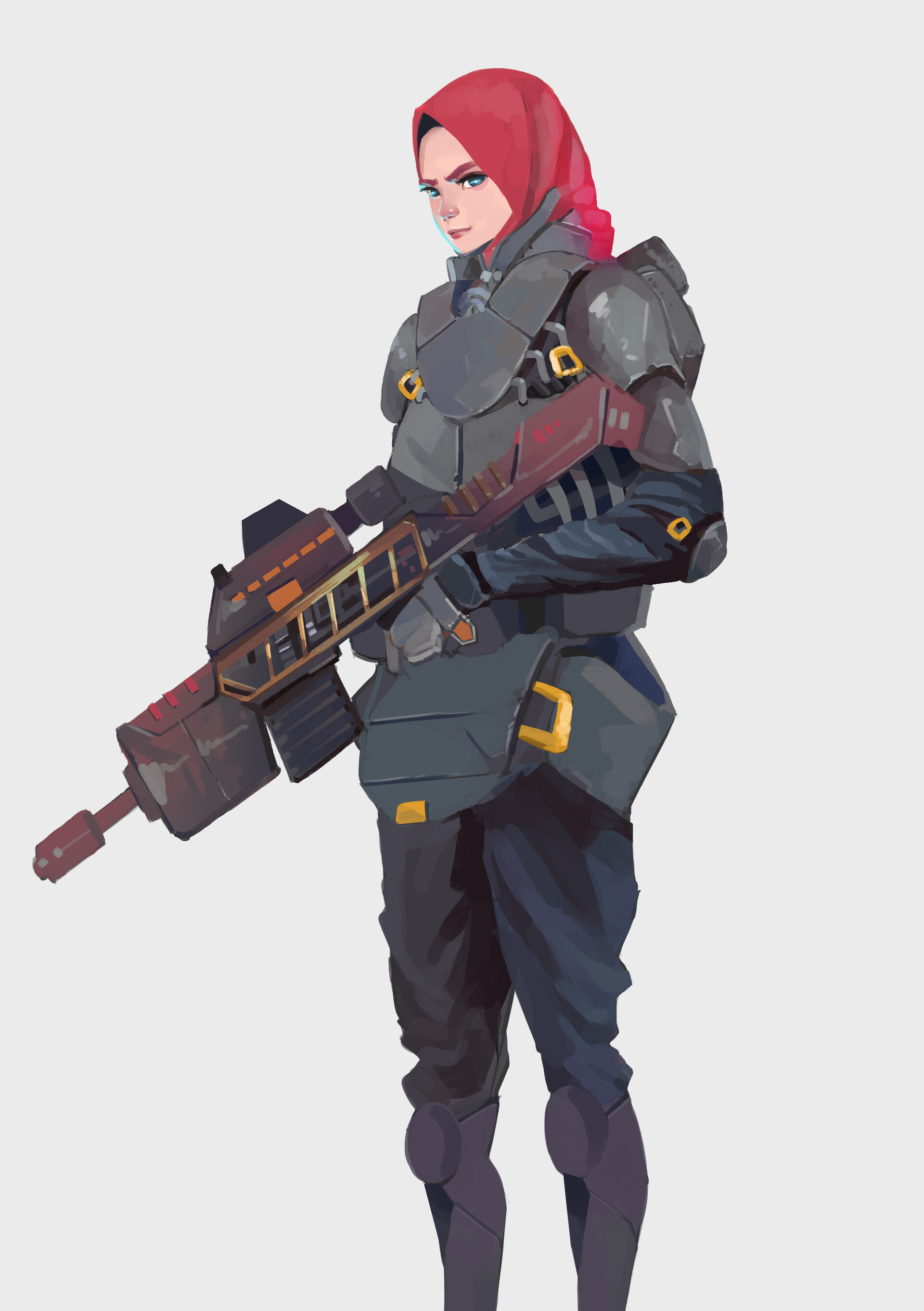 ArtStation - Red Fire