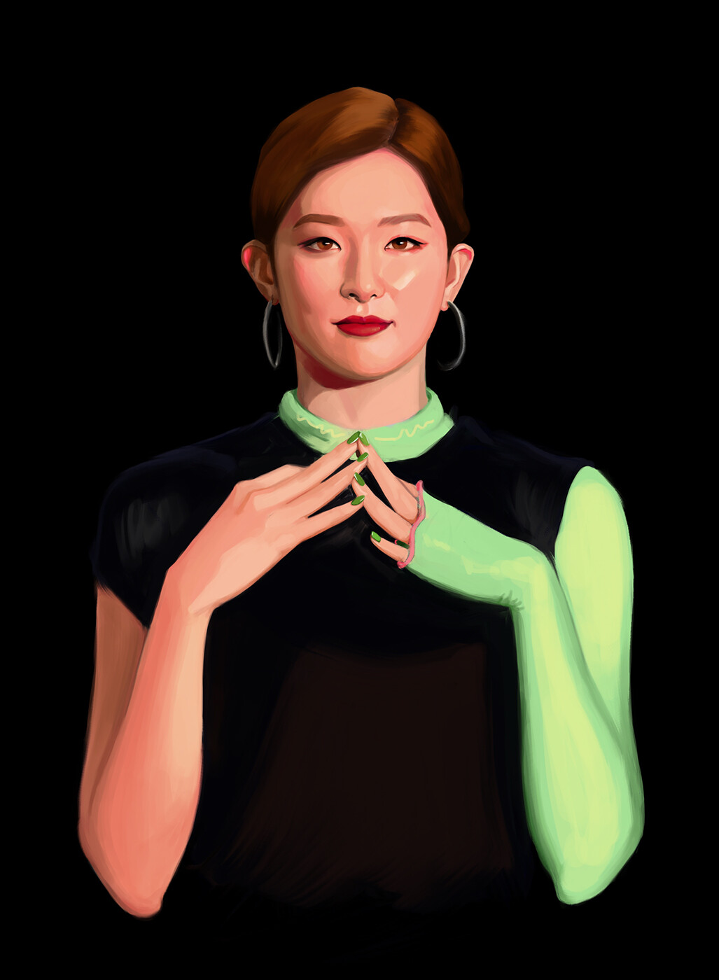 ArtStation - Green Sleeve Seulgi