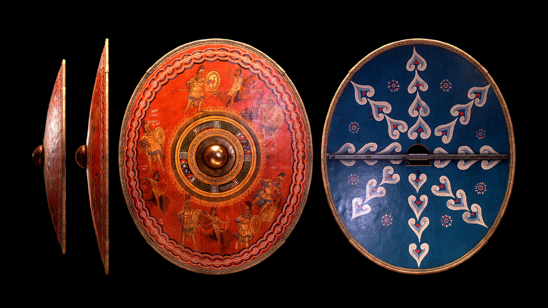 The Earliest Depiction of a Kite Shield: David Casket, 898 AD : r ...